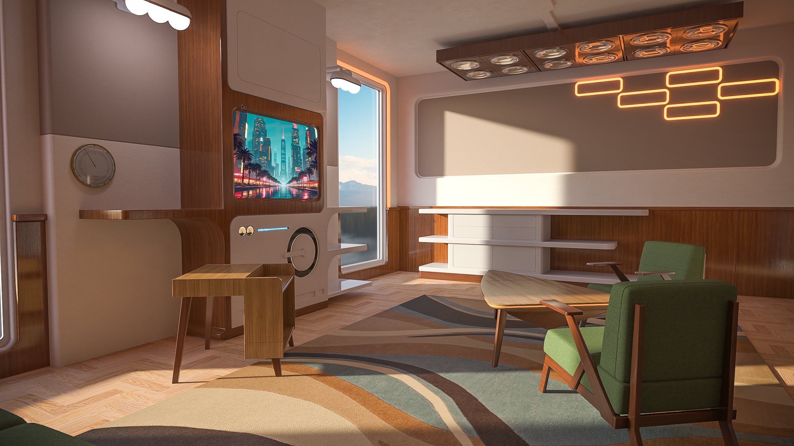 SE Futuristic Interior | Daz 3D