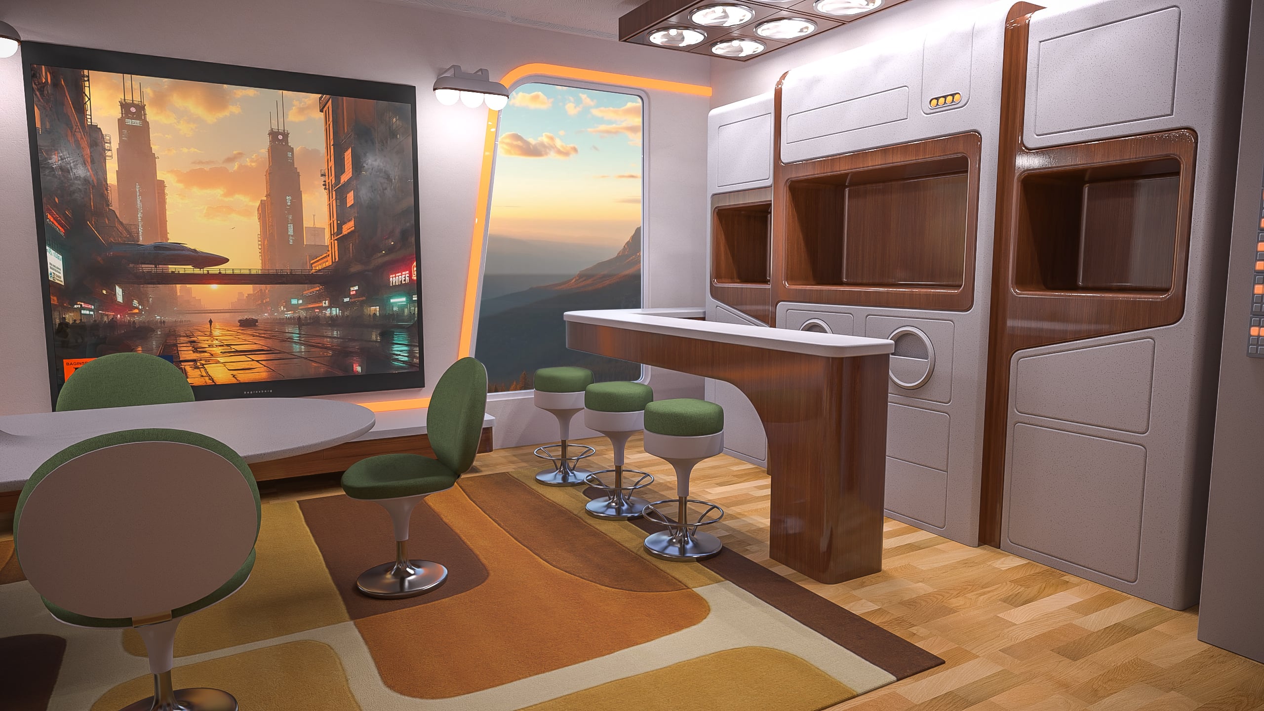 SE Futuristic Interior | Daz 3D