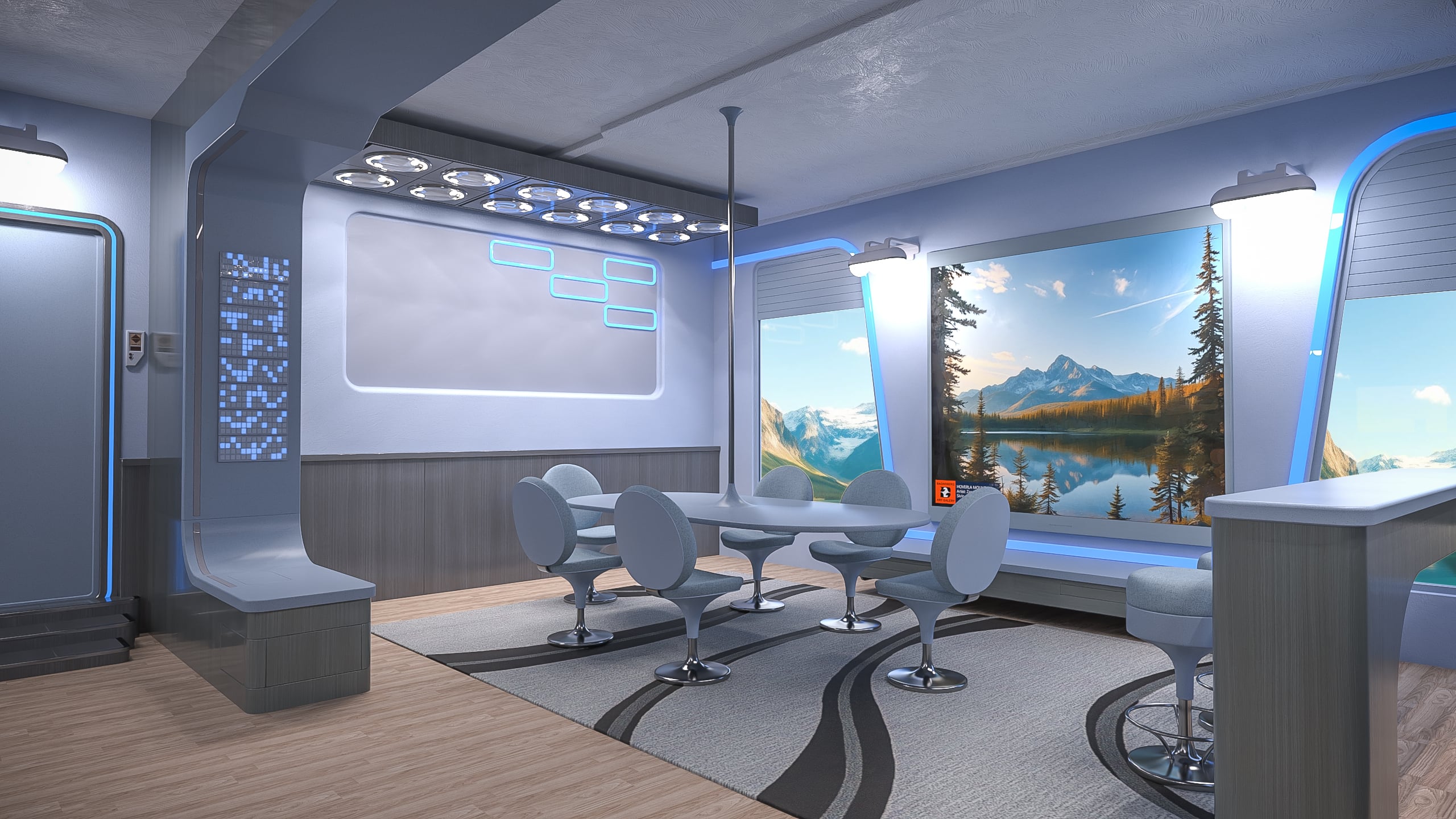 SE Futuristic Interior | Daz 3D