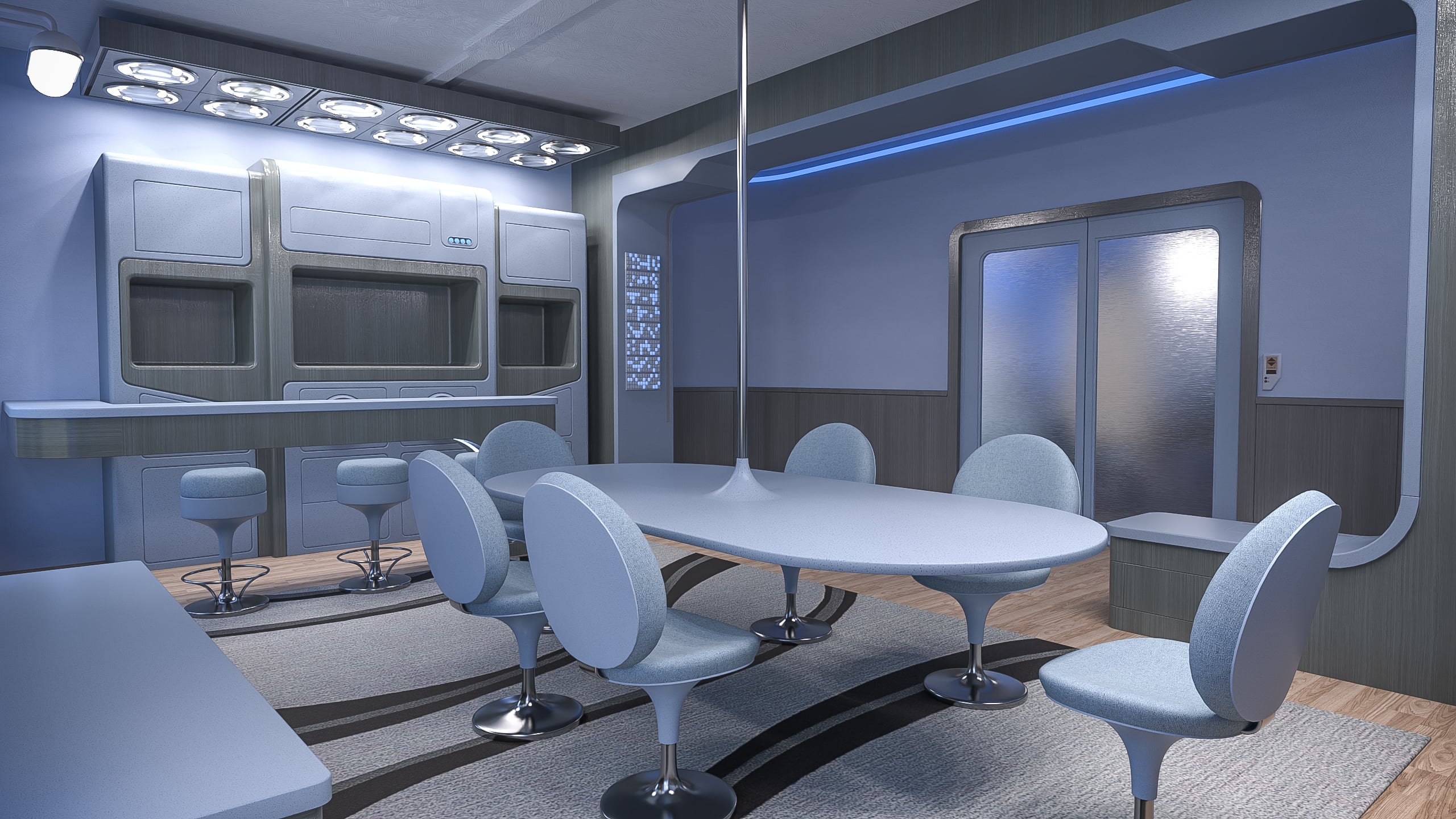 SE Futuristic Interior | Daz 3D