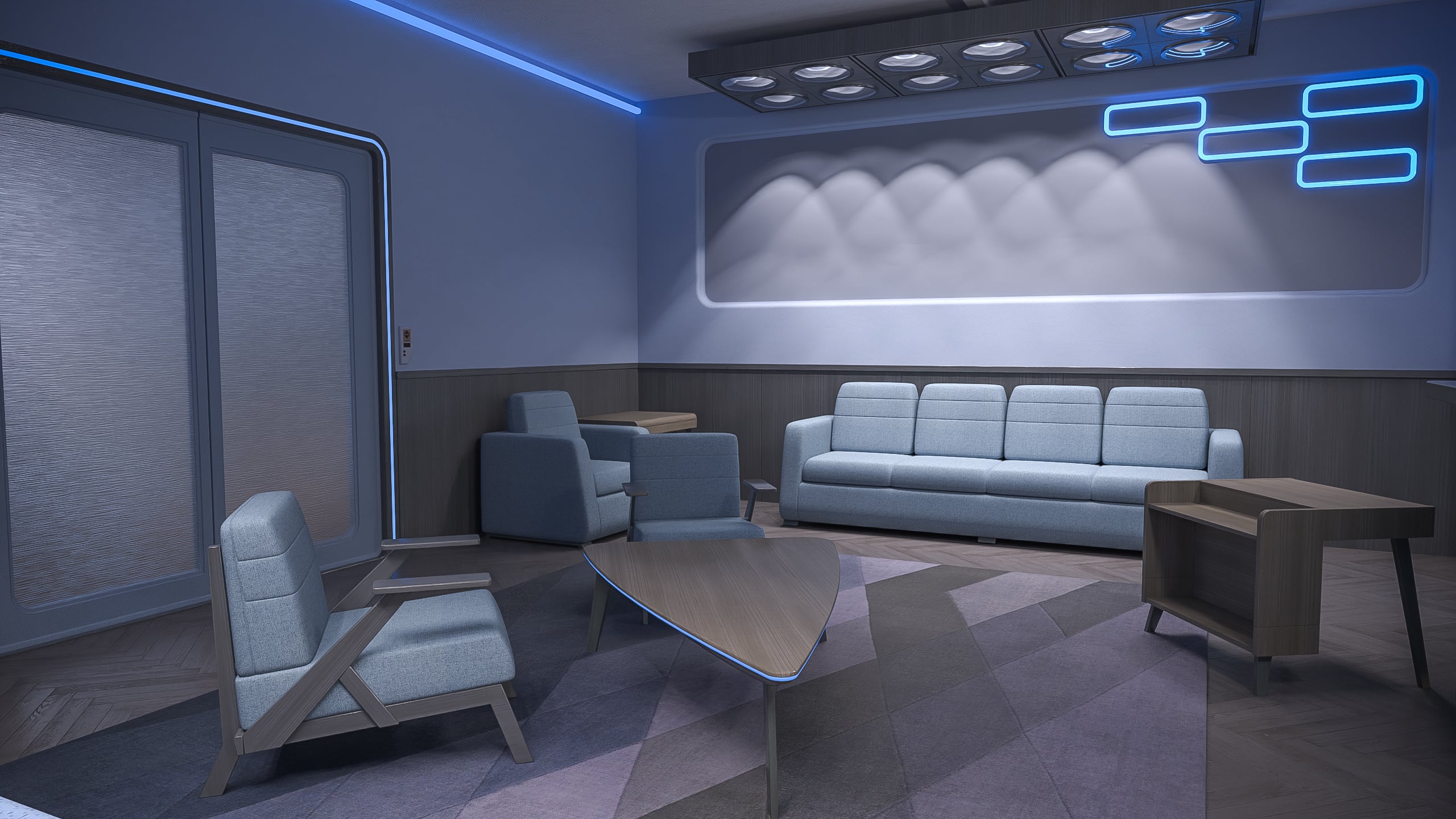 SE Futuristic Interior | Daz 3D
