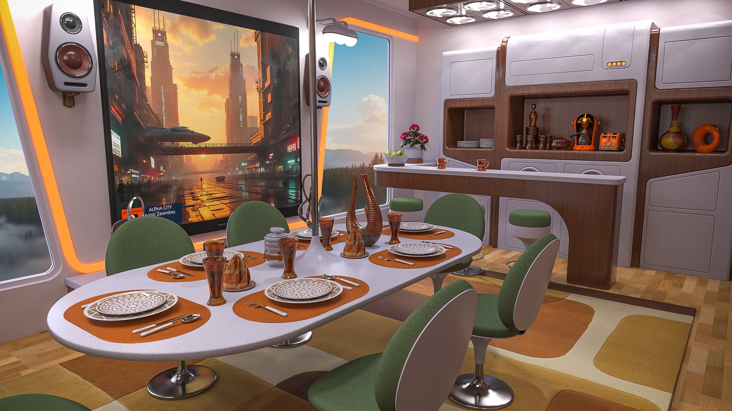 SE Futuristic Interior Props | Daz 3D