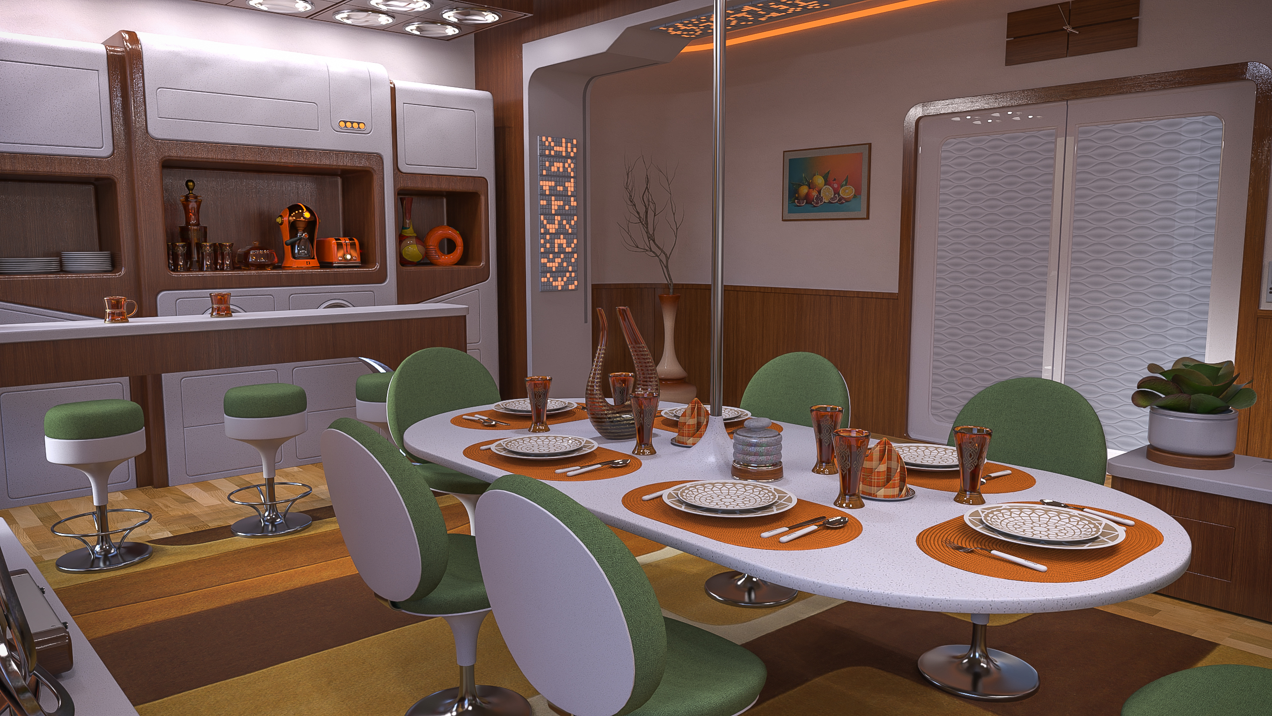 SE Futuristic Interior Props | Daz 3D