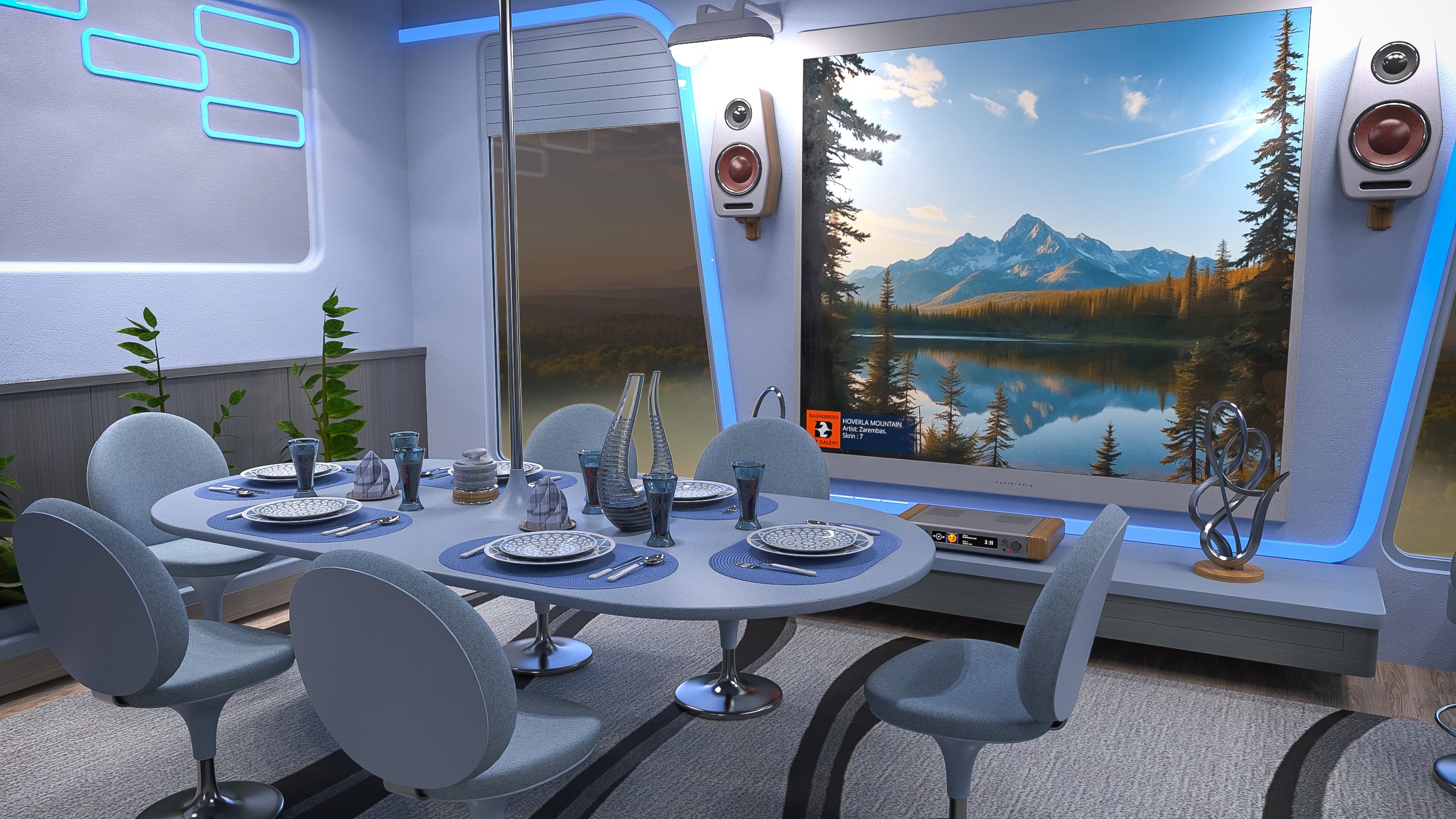 SE Futuristic Interior Props | Daz 3D