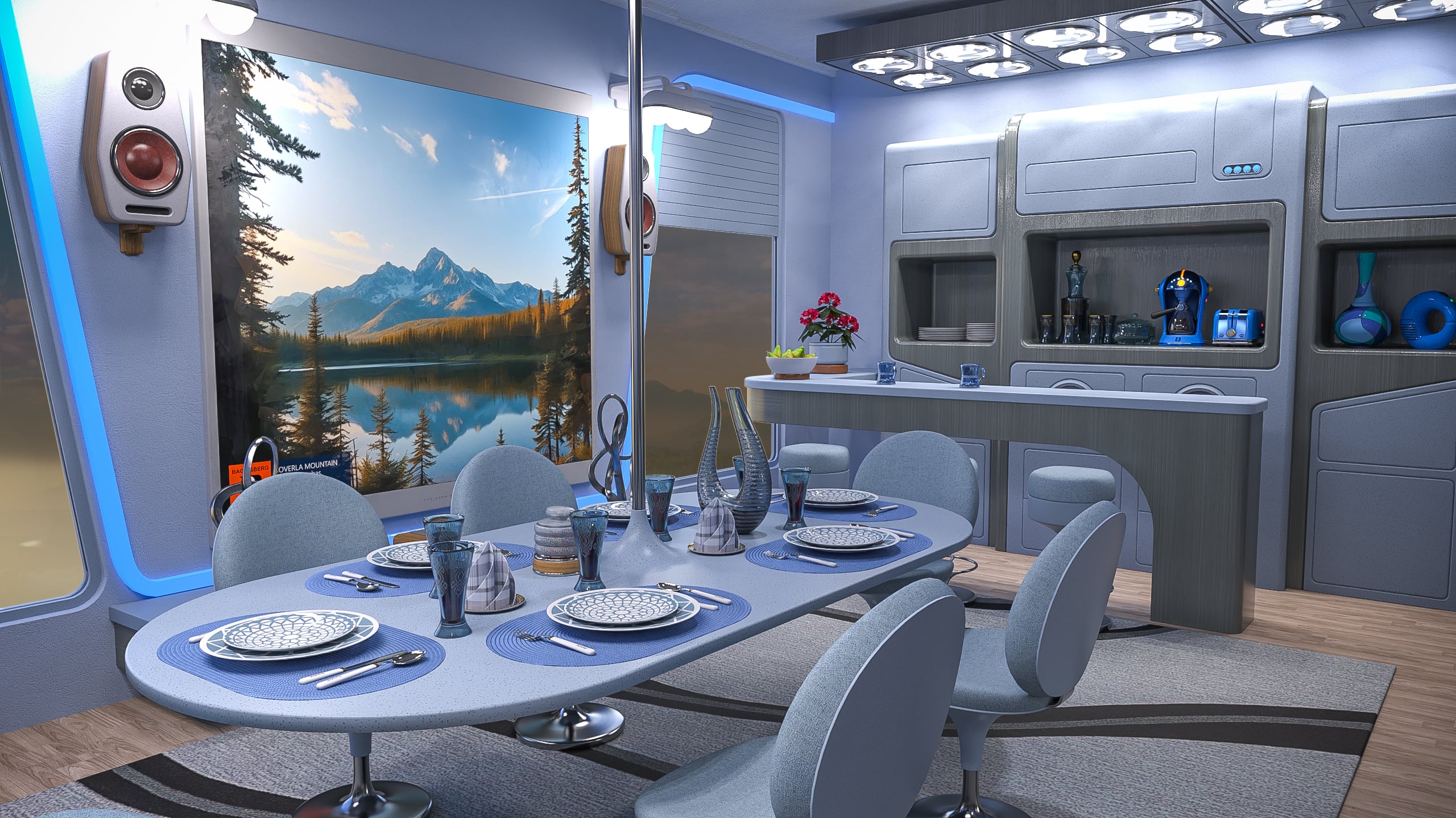 SE Futuristic Interior Props | Daz 3D