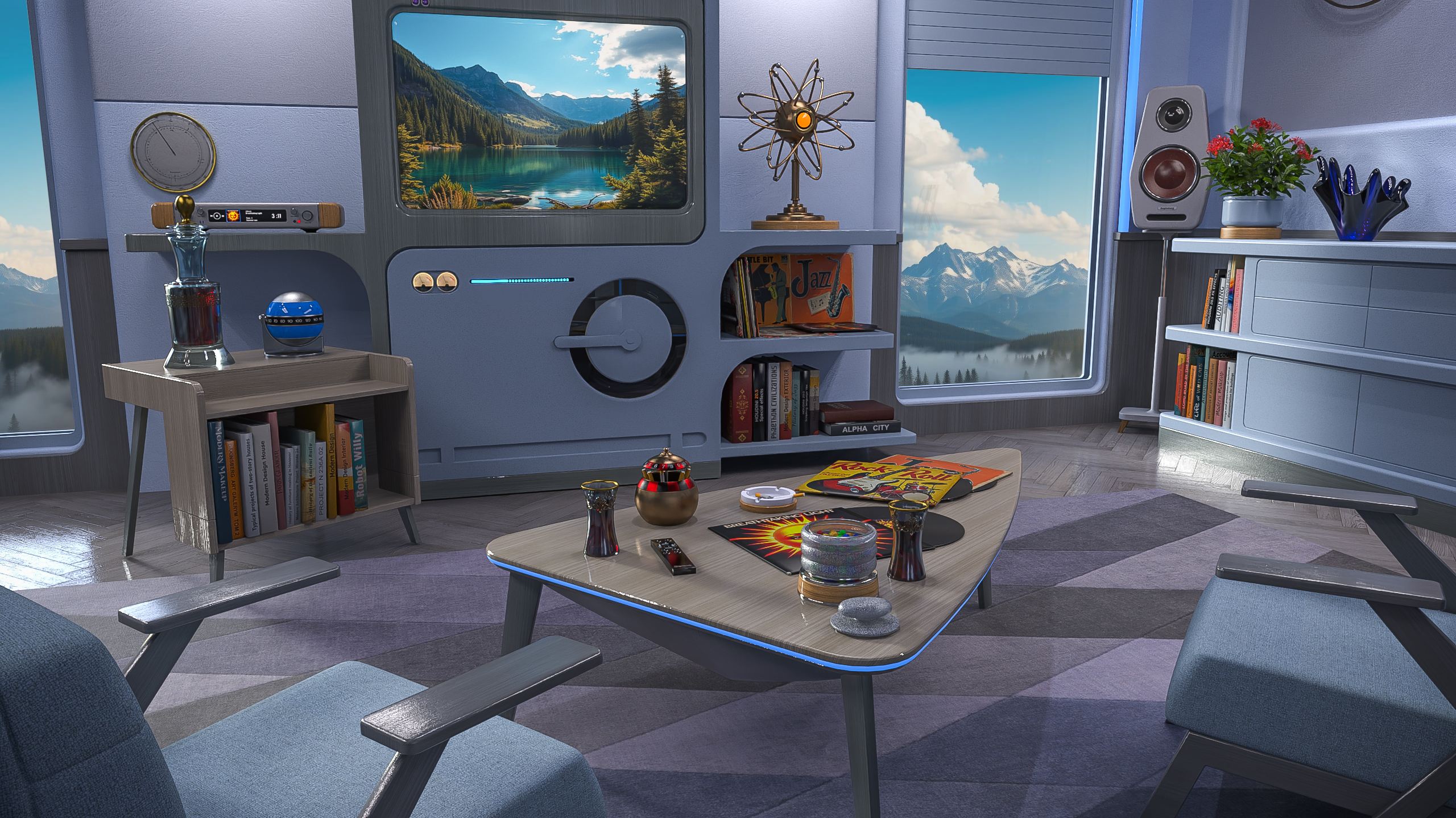 SE Futuristic Interior Props | Daz 3D