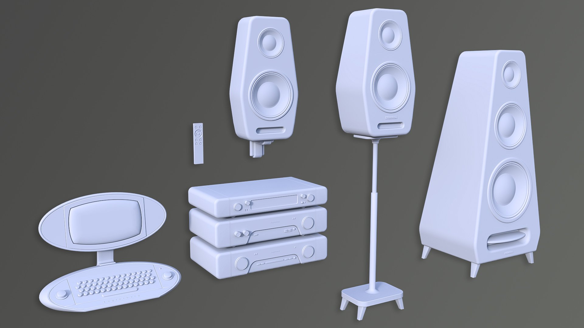 SE Futuristic Interior Props | Daz 3D