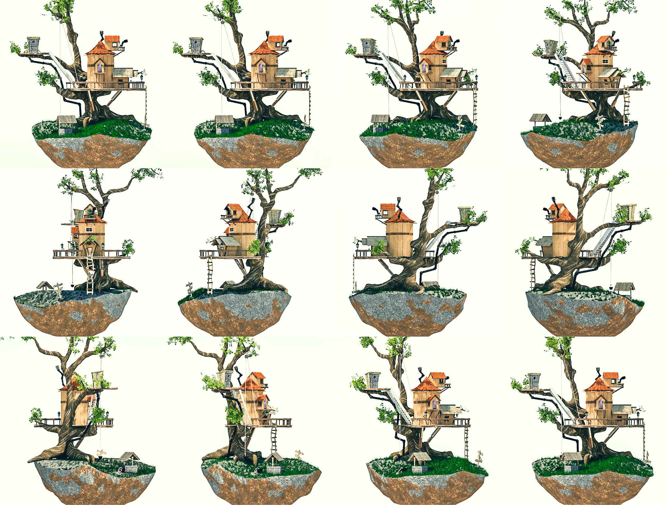 GNBD Fairy Tree House 2 | Daz 3D