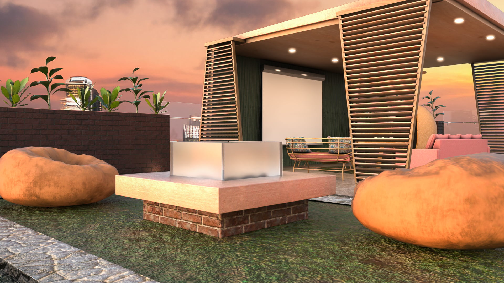 Rooftop Cottage | Daz 3D