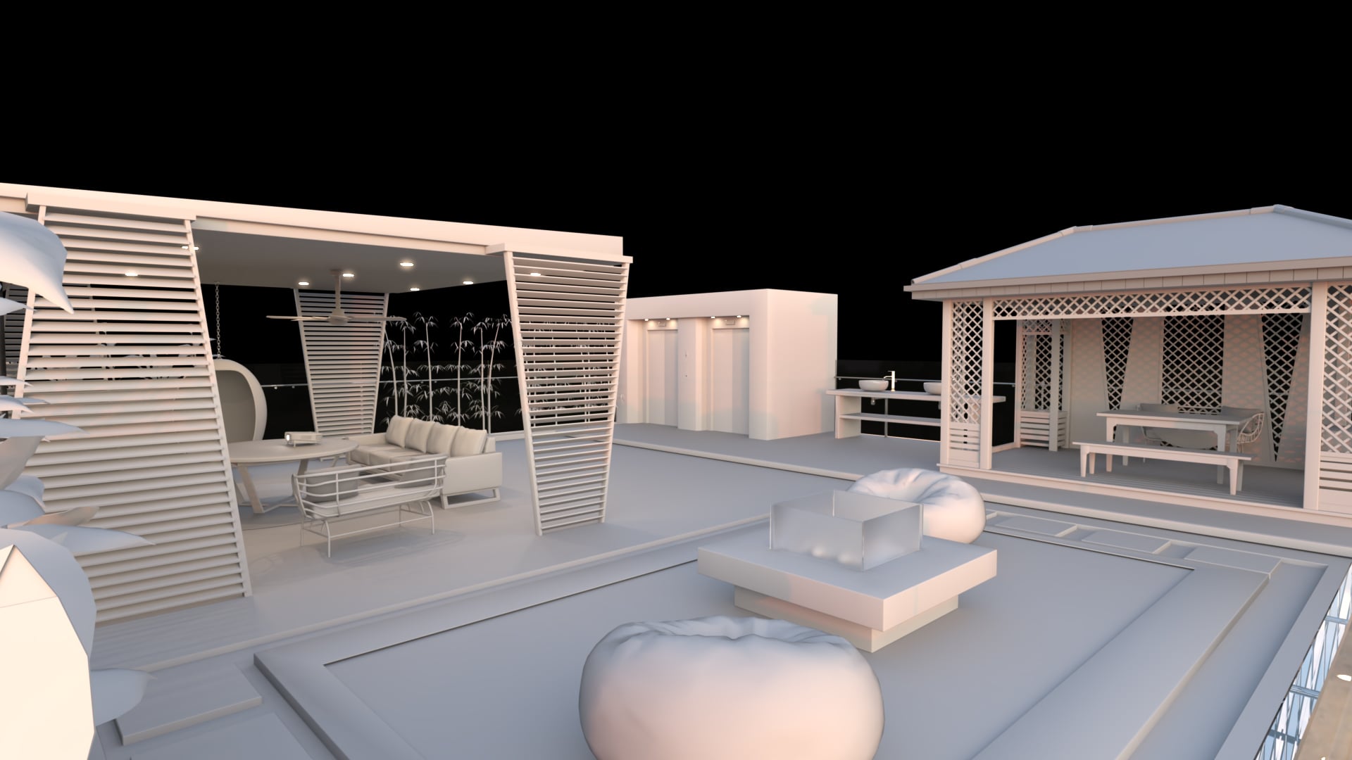 Rooftop Cottage | Daz 3D