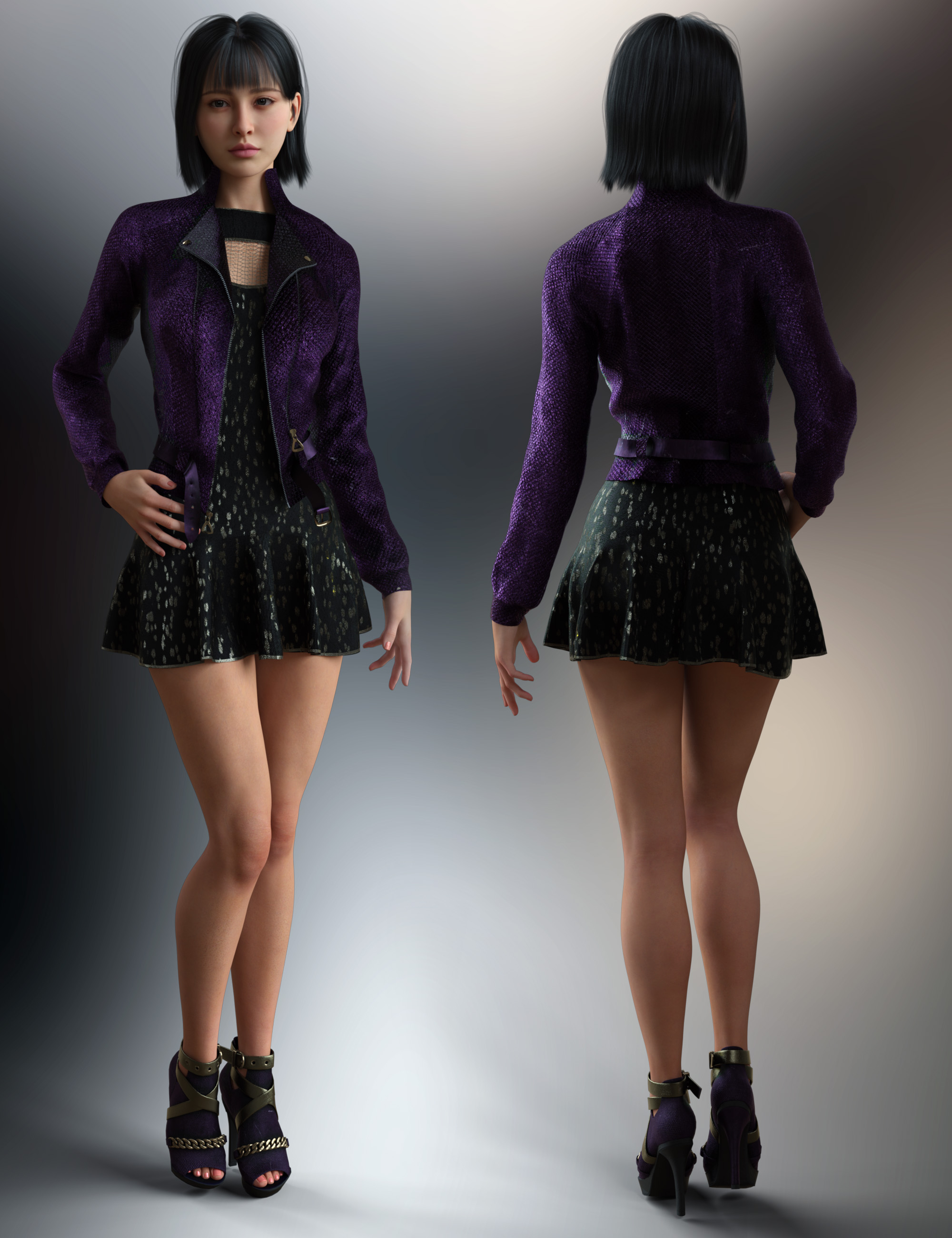 Vo Kimi and Young Kimi HD Females for Genesis 9 | Daz 3D