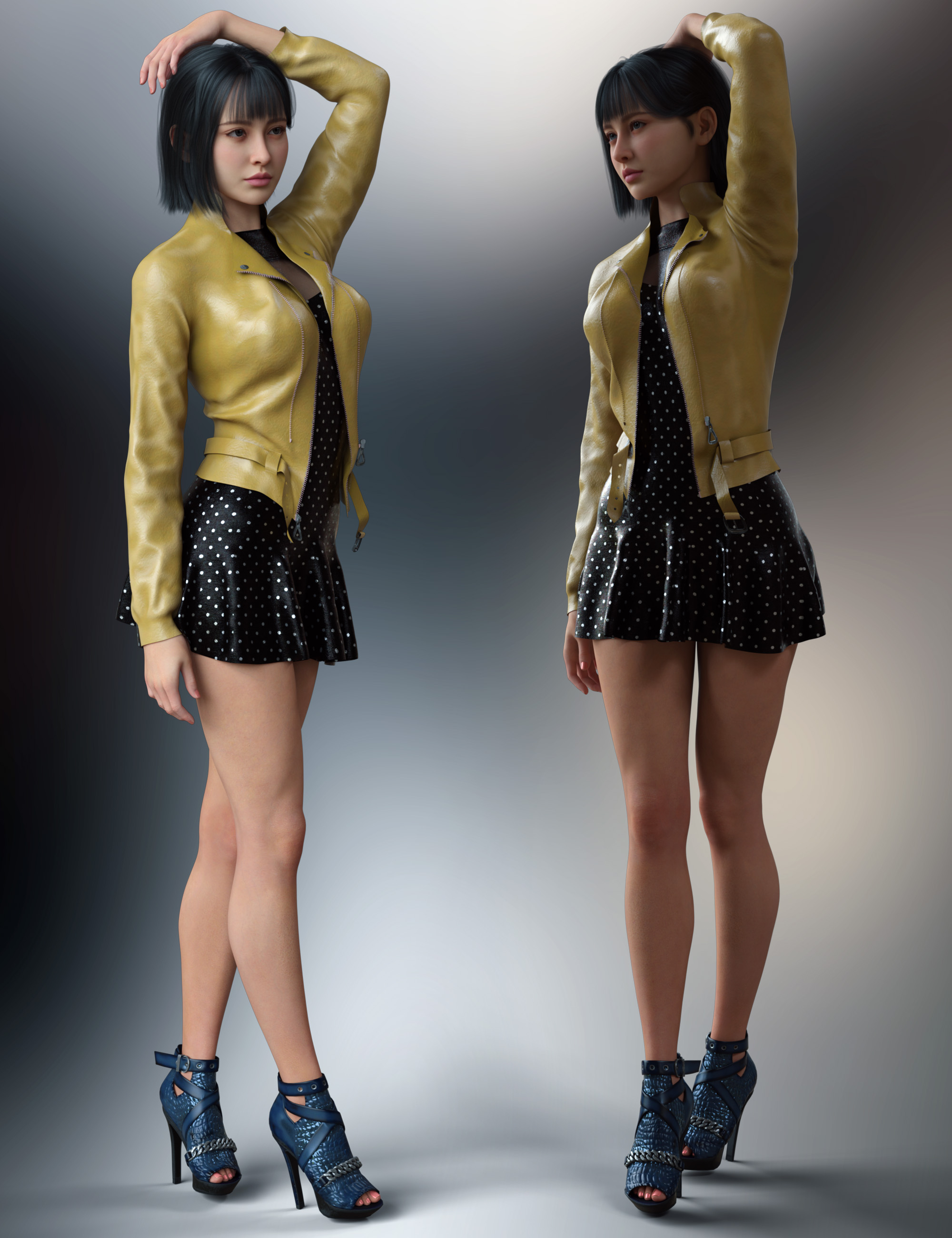 Vo Kimi and Young Kimi HD Females for Genesis 9 | Daz 3D
