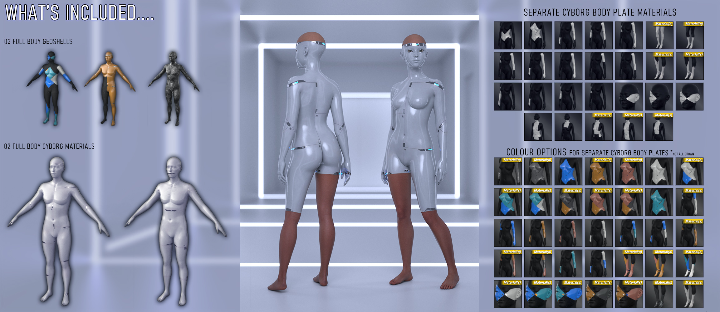Robot Builder Geoshells for Genesis 9 | Daz 3D