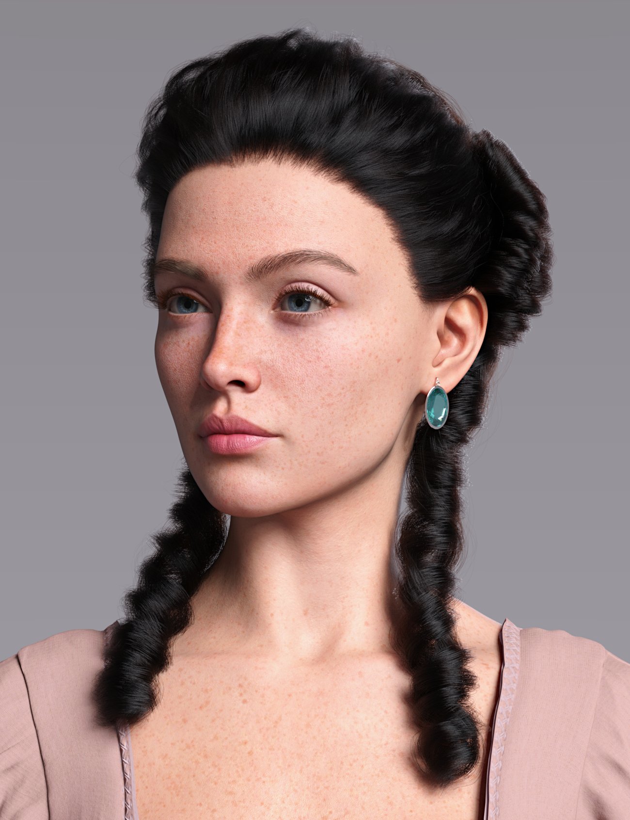 dForce Duchess Hair for Genesis 9 | Daz 3D