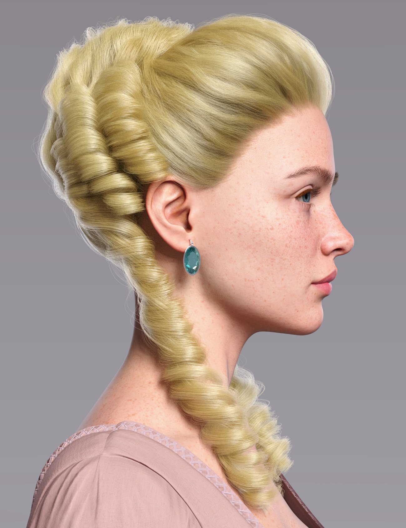 dForce Duchess Hair for Genesis 9 | Daz 3D