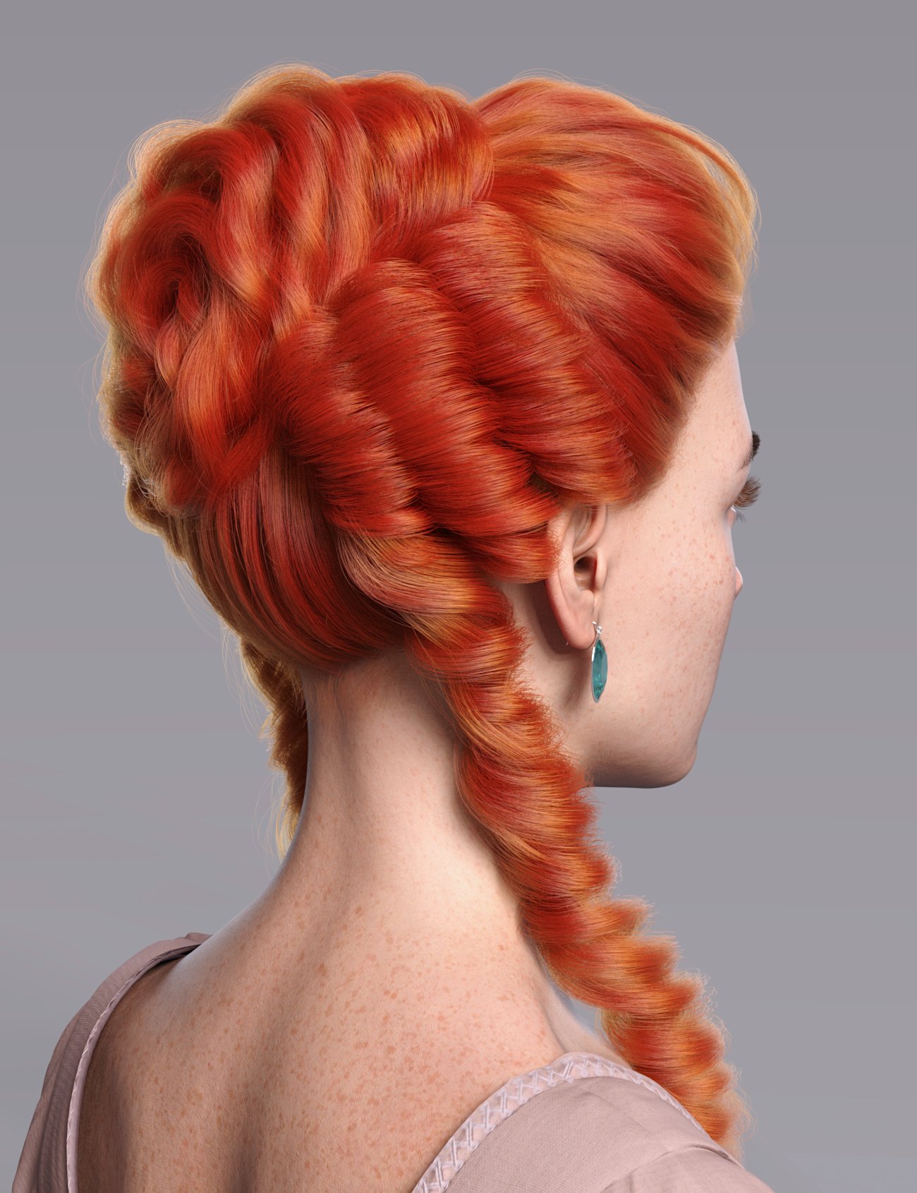 dForce Duchess Hair for Genesis 9 | Daz 3D