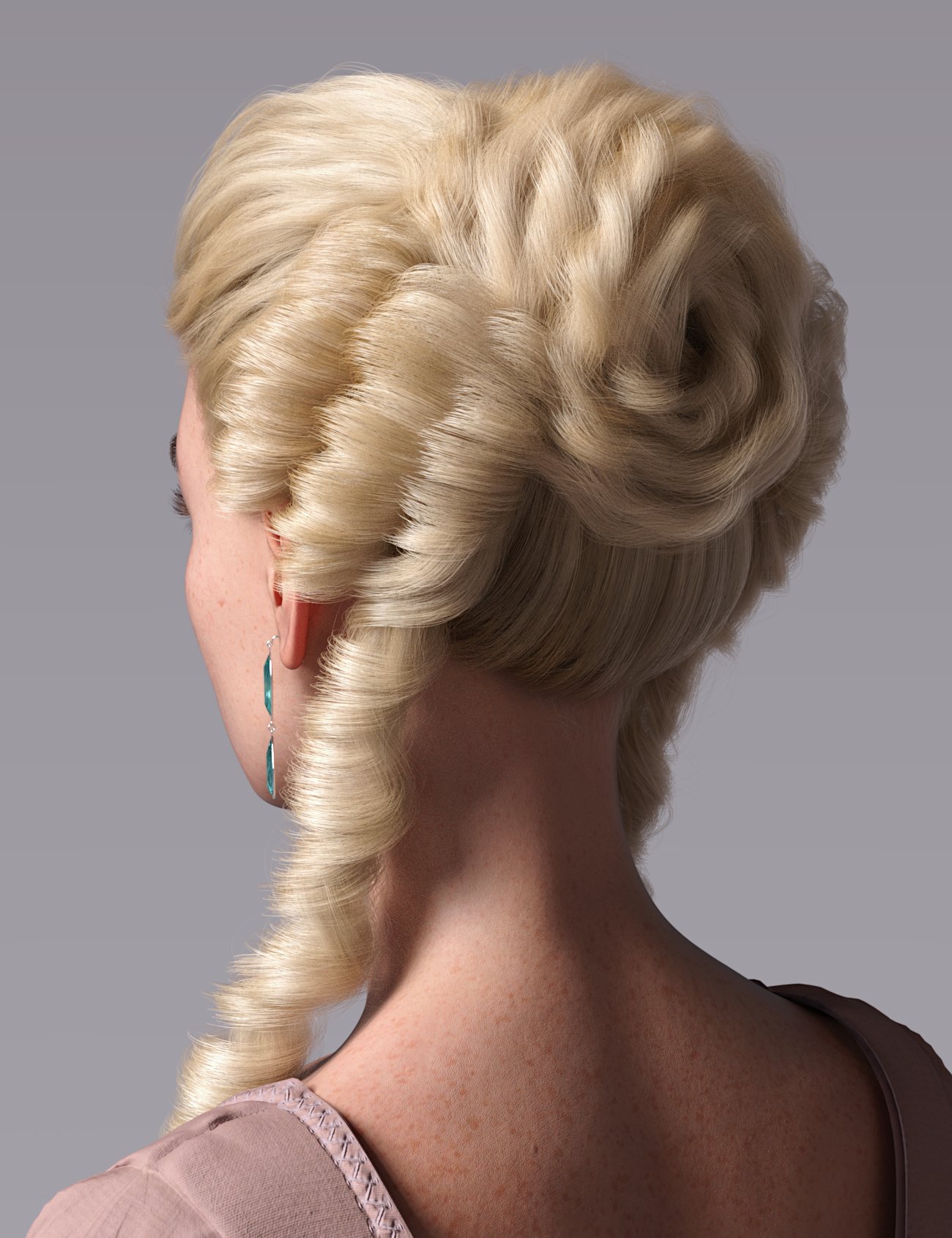 dForce Duchess Hair for Genesis 9 | Daz 3D