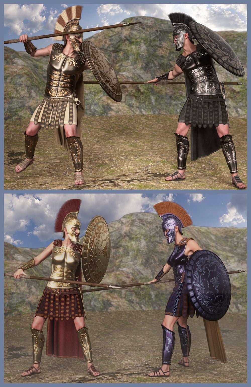 MD Hoplite Armor Textures | Daz 3D