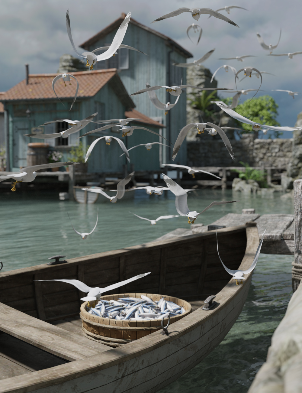 DS Flock Birds | Daz 3D