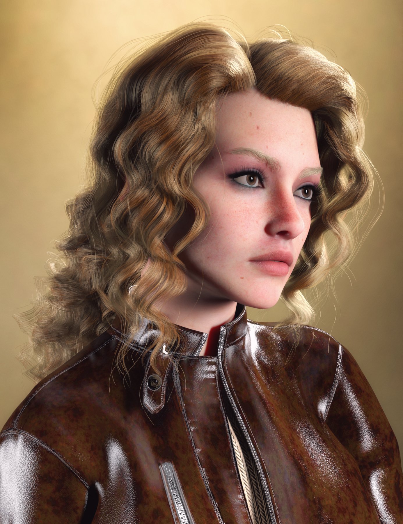 dForce CS Lisa Hair for Genesis 9 | Daz 3D