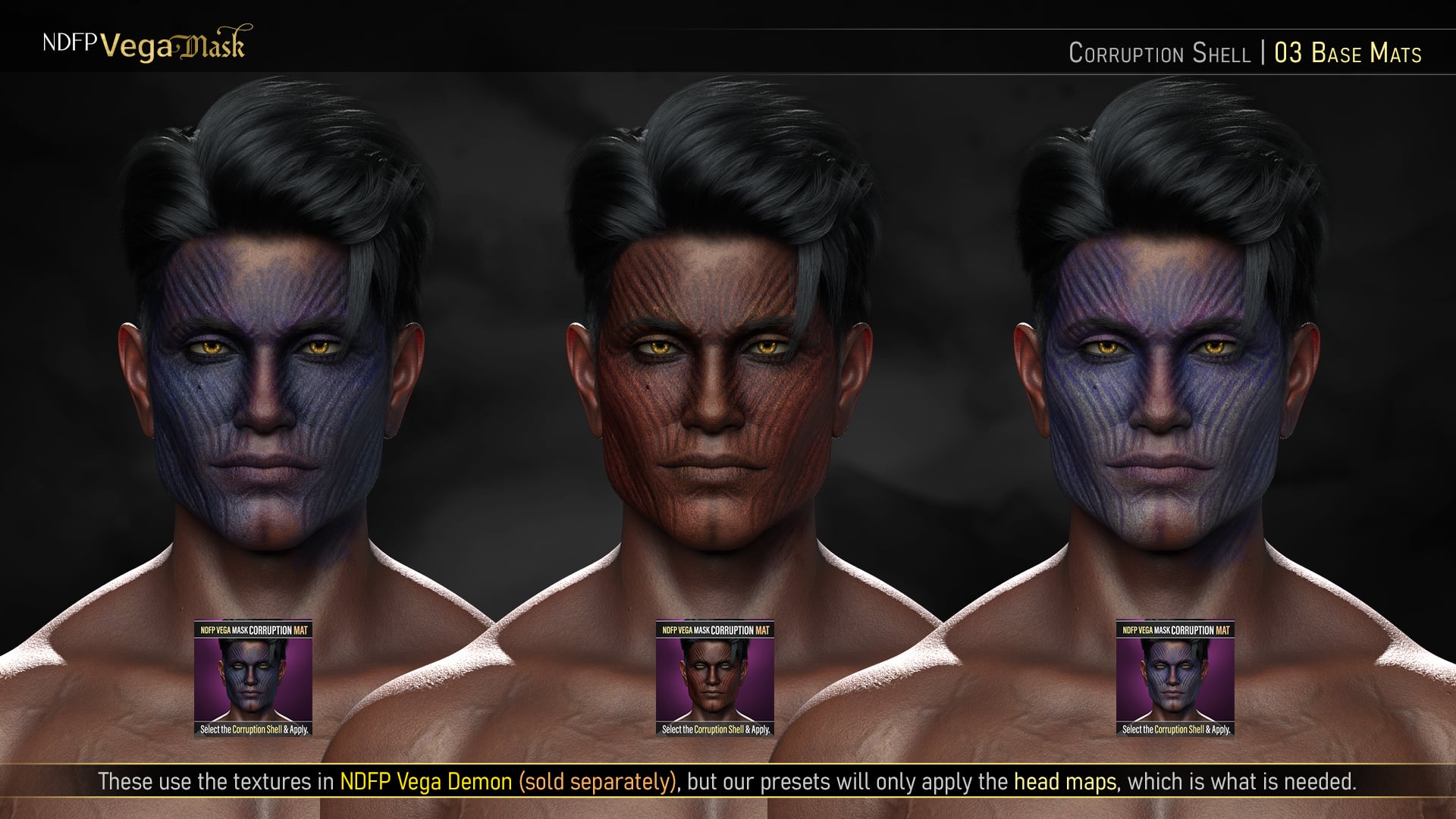 NDFP Vega Mask for Genesis 9 | Daz 3D