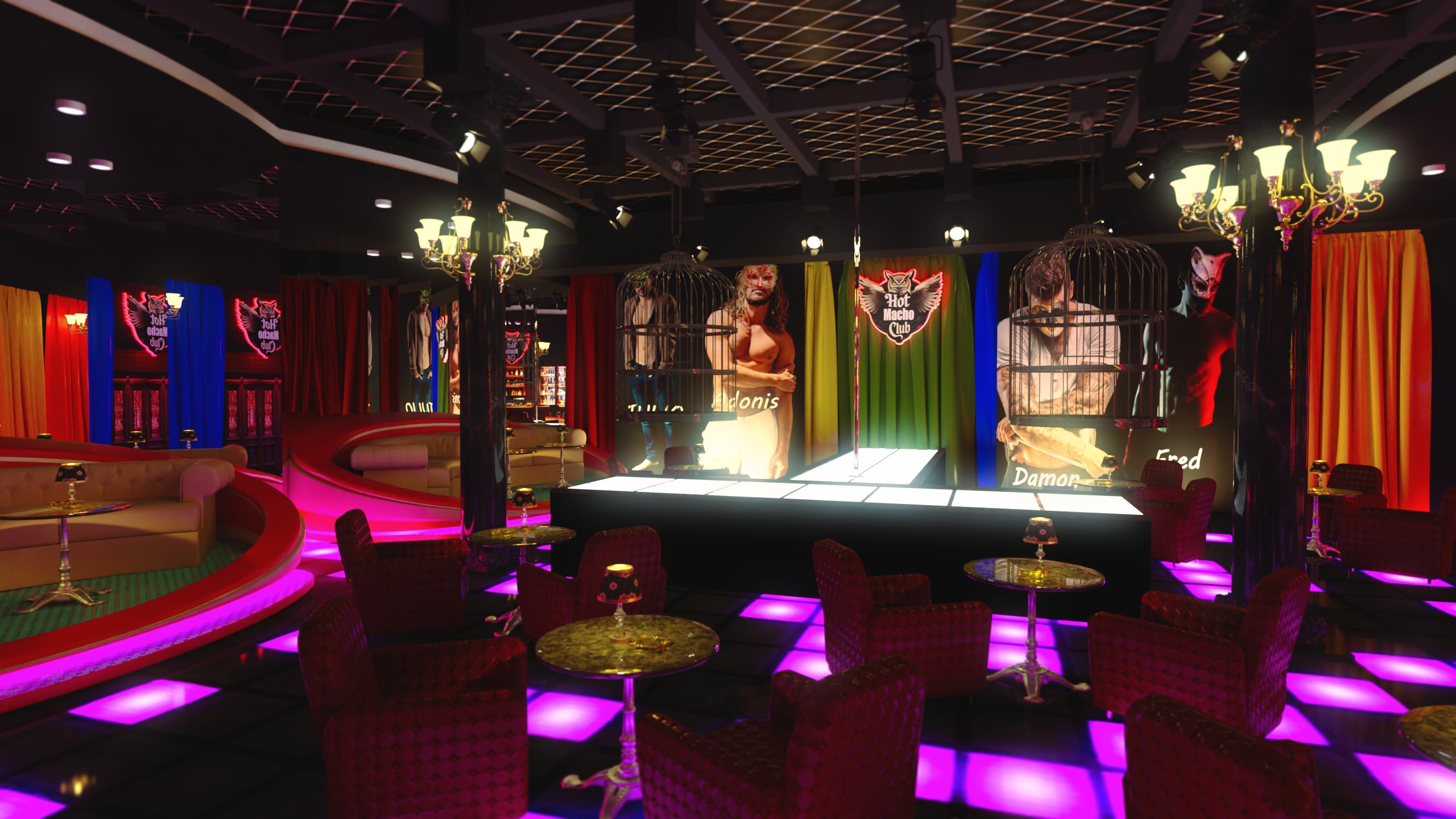 Hot Macho Club | Daz 3D