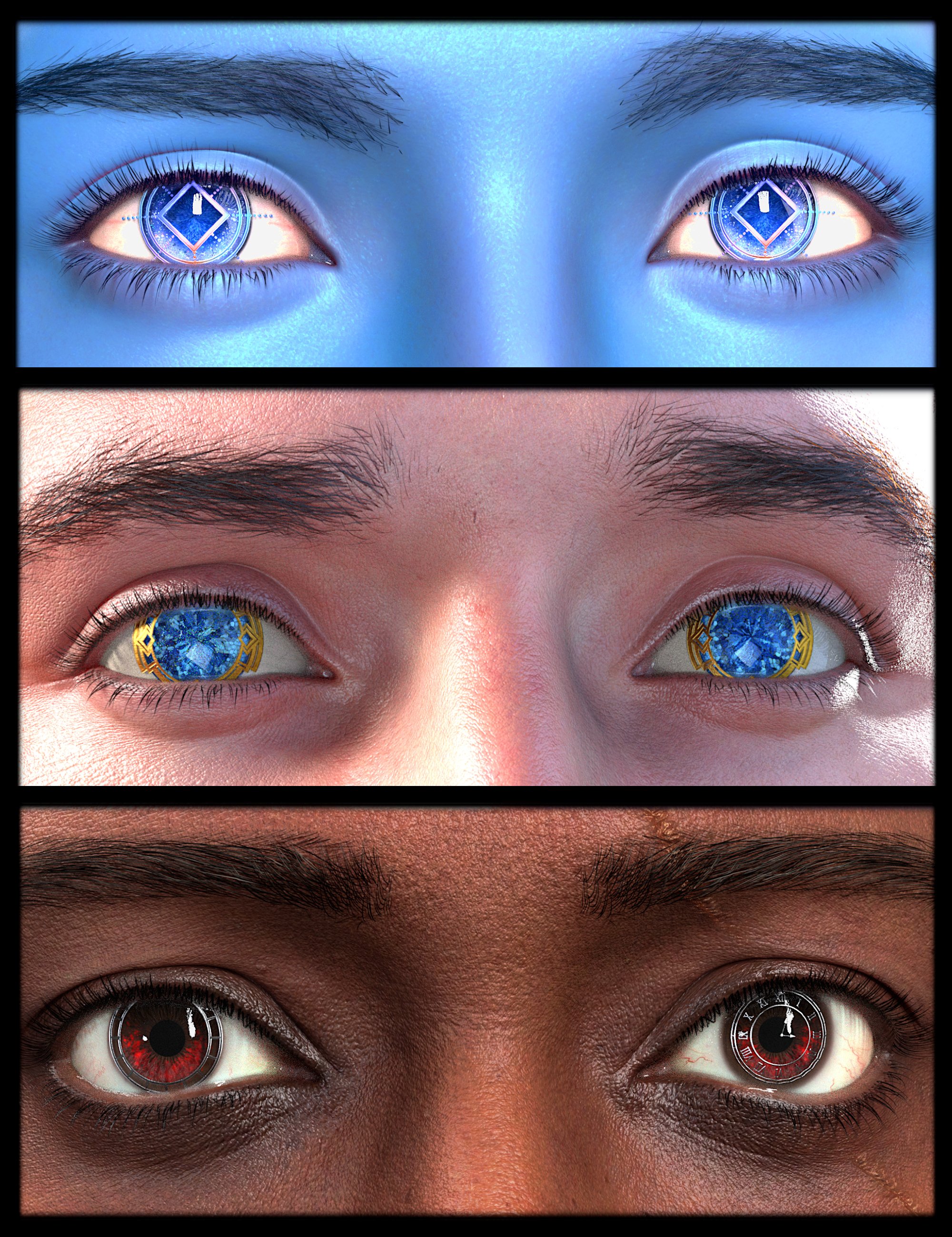DD MetalEyez for Genesis 9 | Daz 3D