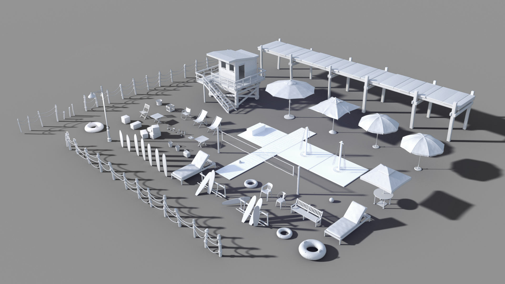 Polish Whitewave Props | Daz 3D