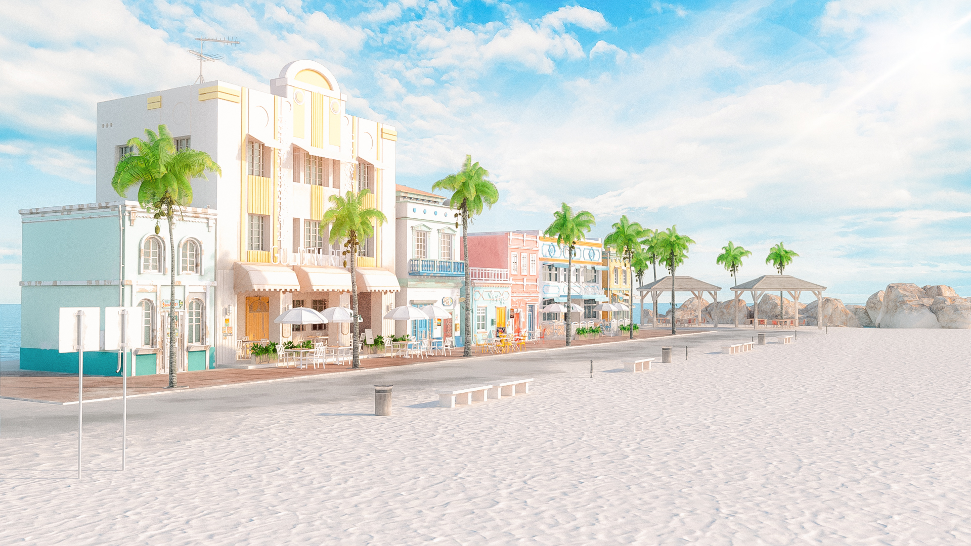 Polish Whitewave Beach | Daz 3D