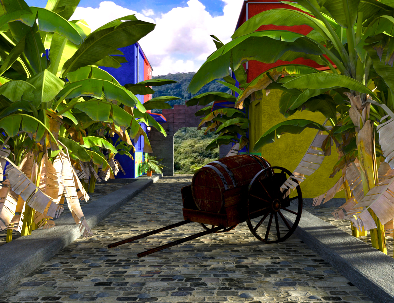 AP Modular South American Village Prop Set | Daz 3D