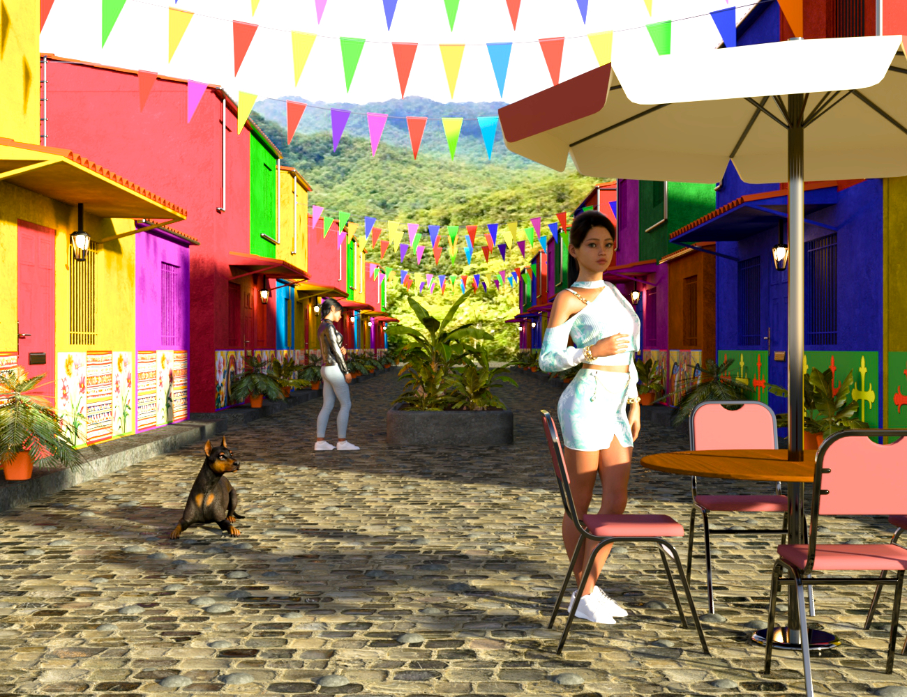 AP Modular South American Village Prop Set | Daz 3D