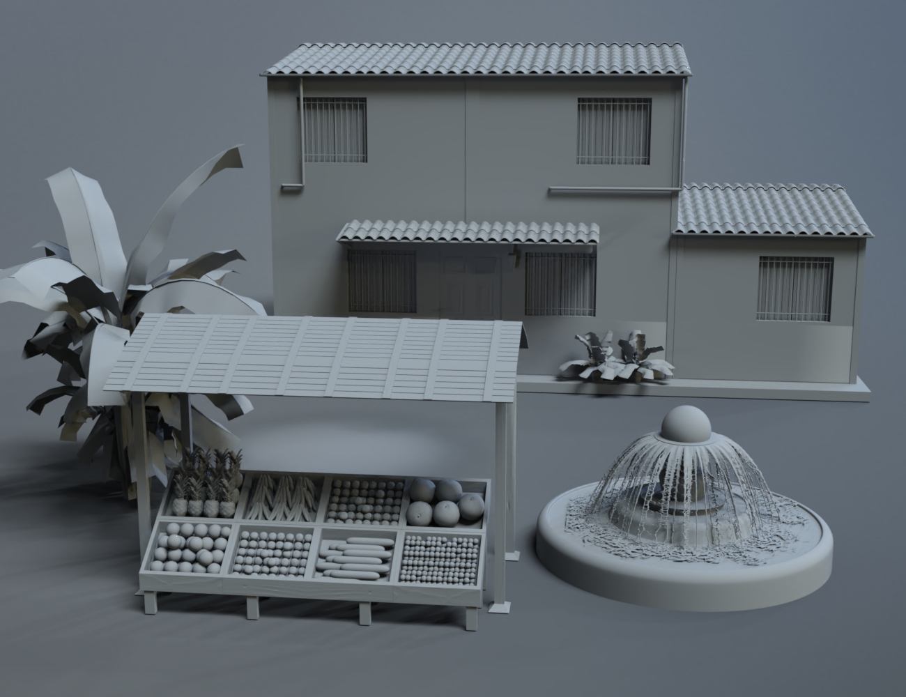 AP Modular South American Village Prop Set | Daz 3D