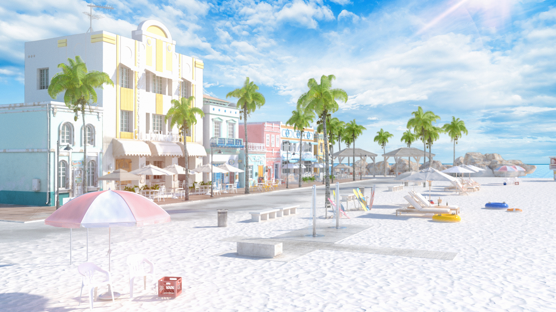 Polish Whitewave Beach Mega Environment Bundle | Daz 3D