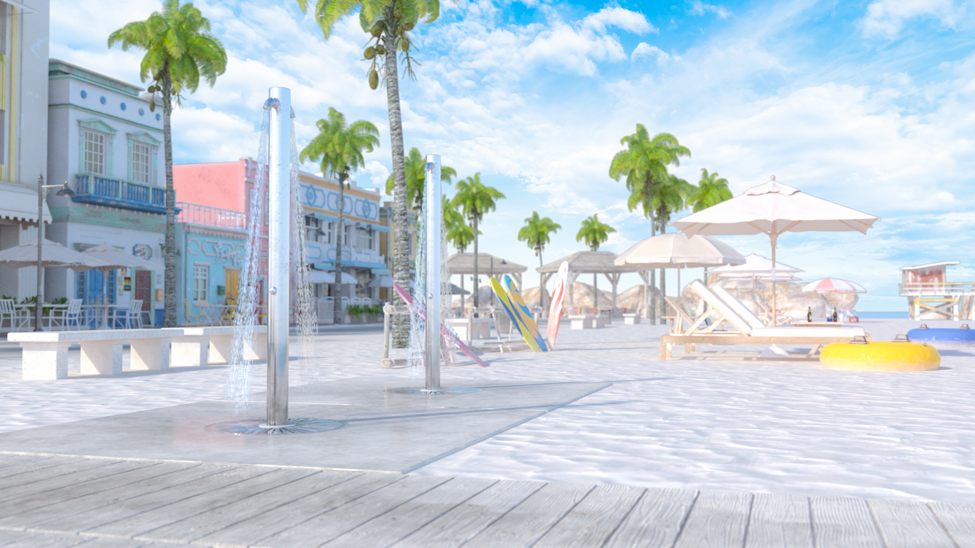 Polish Whitewave Beach Mega Environment Bundle | Daz 3D