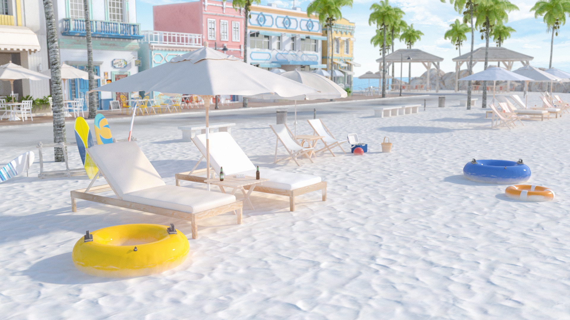 Polish Whitewave Beach Mega Environment Bundle | Daz 3D