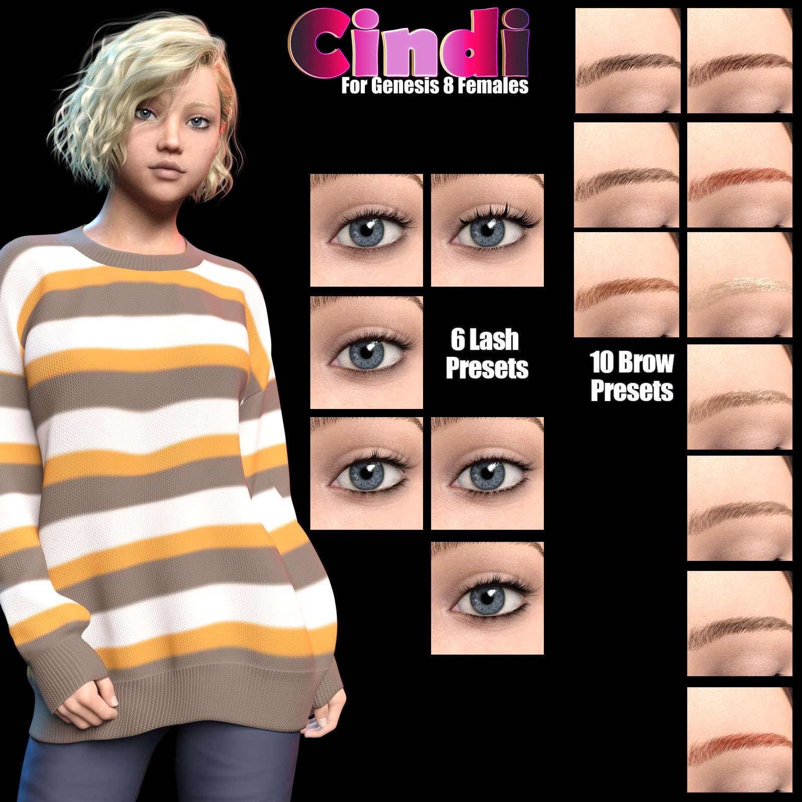 Cindi for Genesis 8 Females | Daz 3D