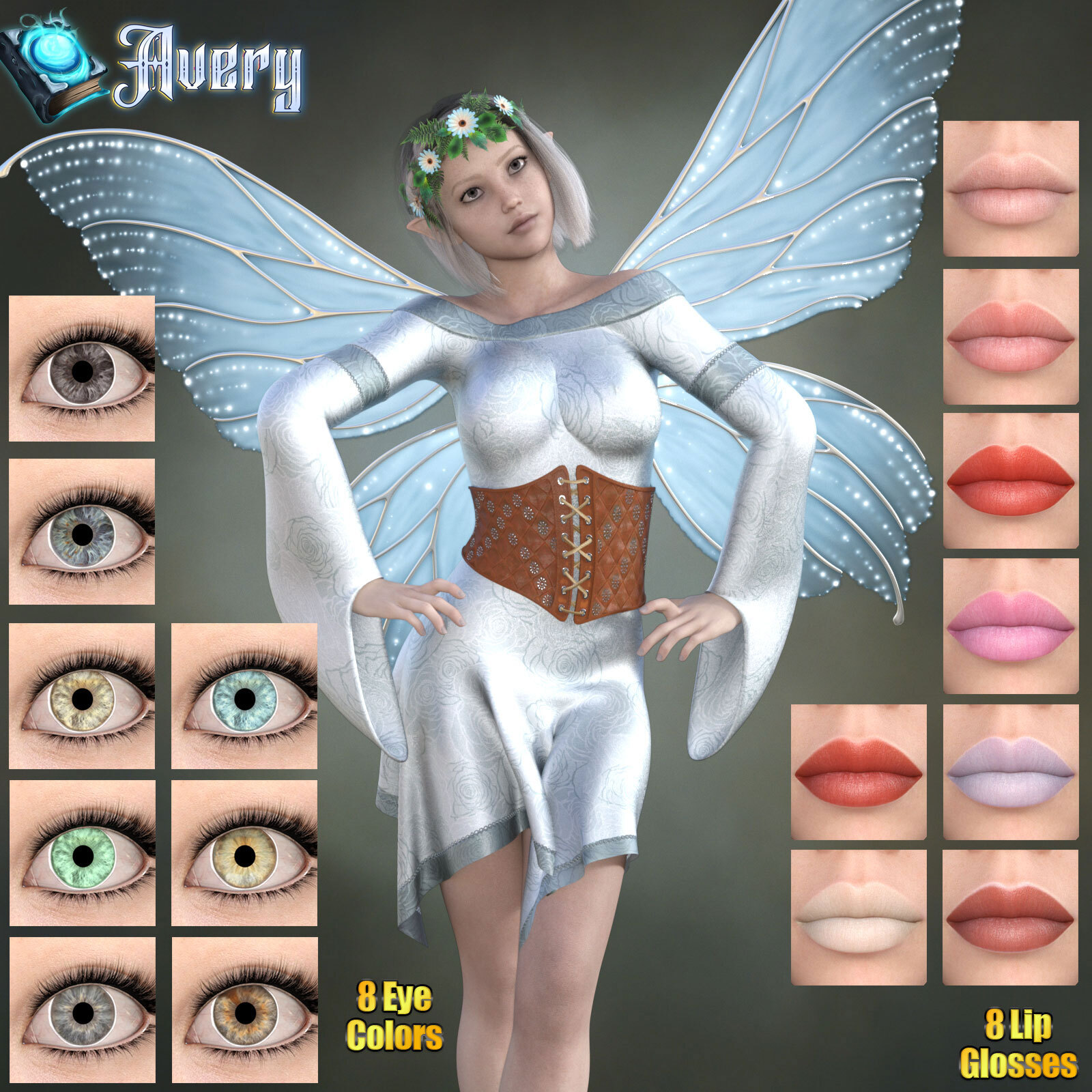 3DL Elementals for Genesis 8 Females Avery | Daz 3D