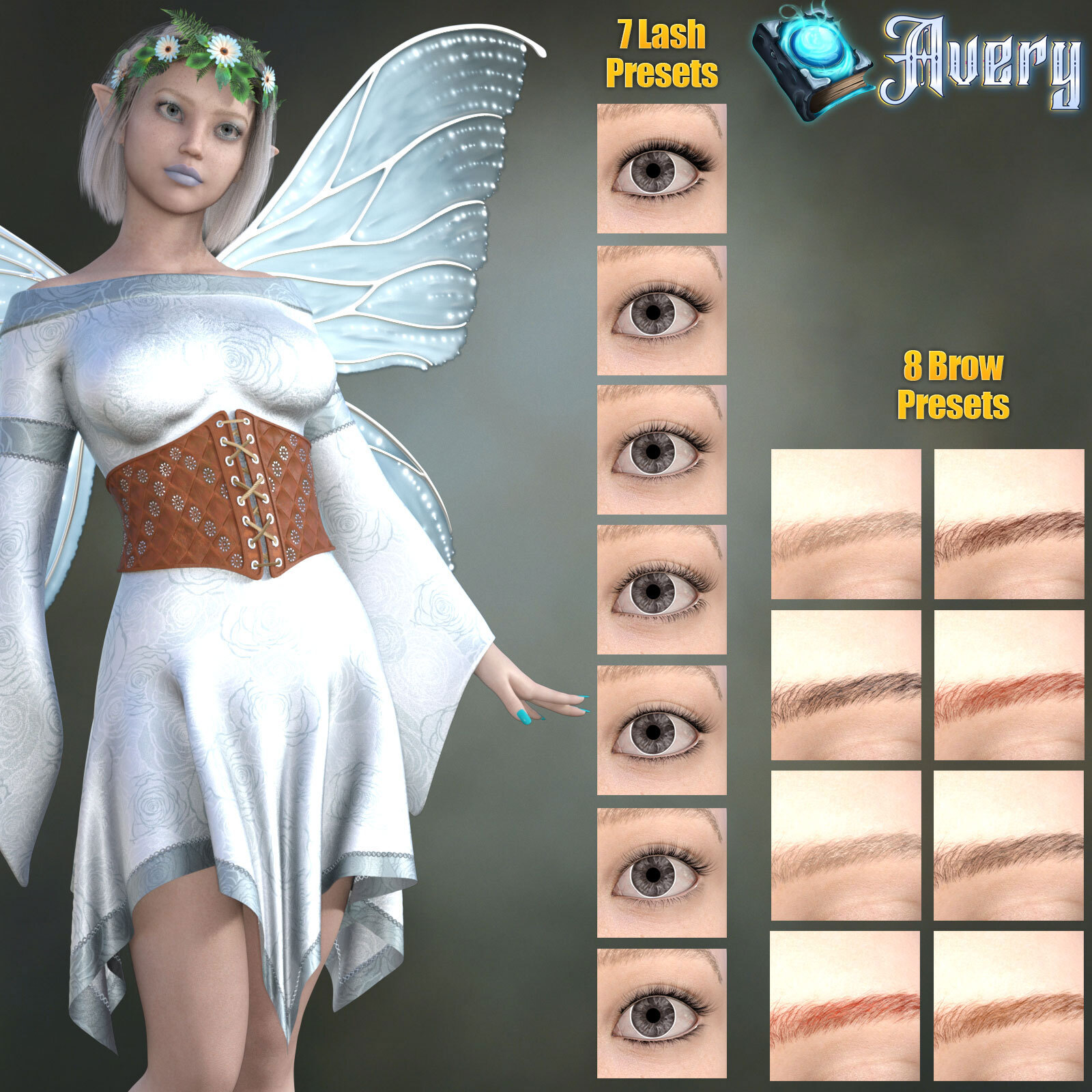 3DL Elementals for Genesis 8 Females Avery | Daz 3D