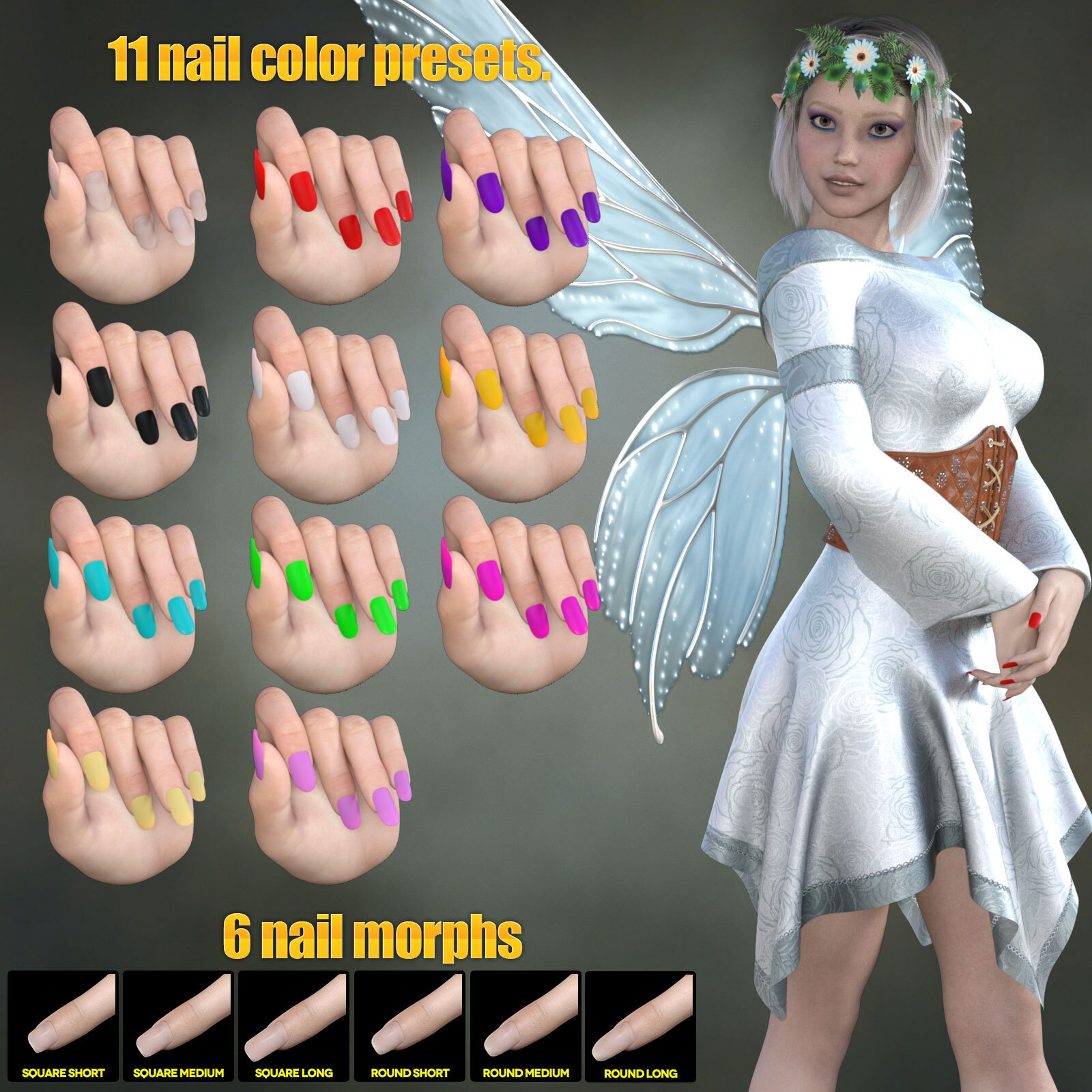 3DL Elementals for Genesis 8 Females Avery | Daz 3D