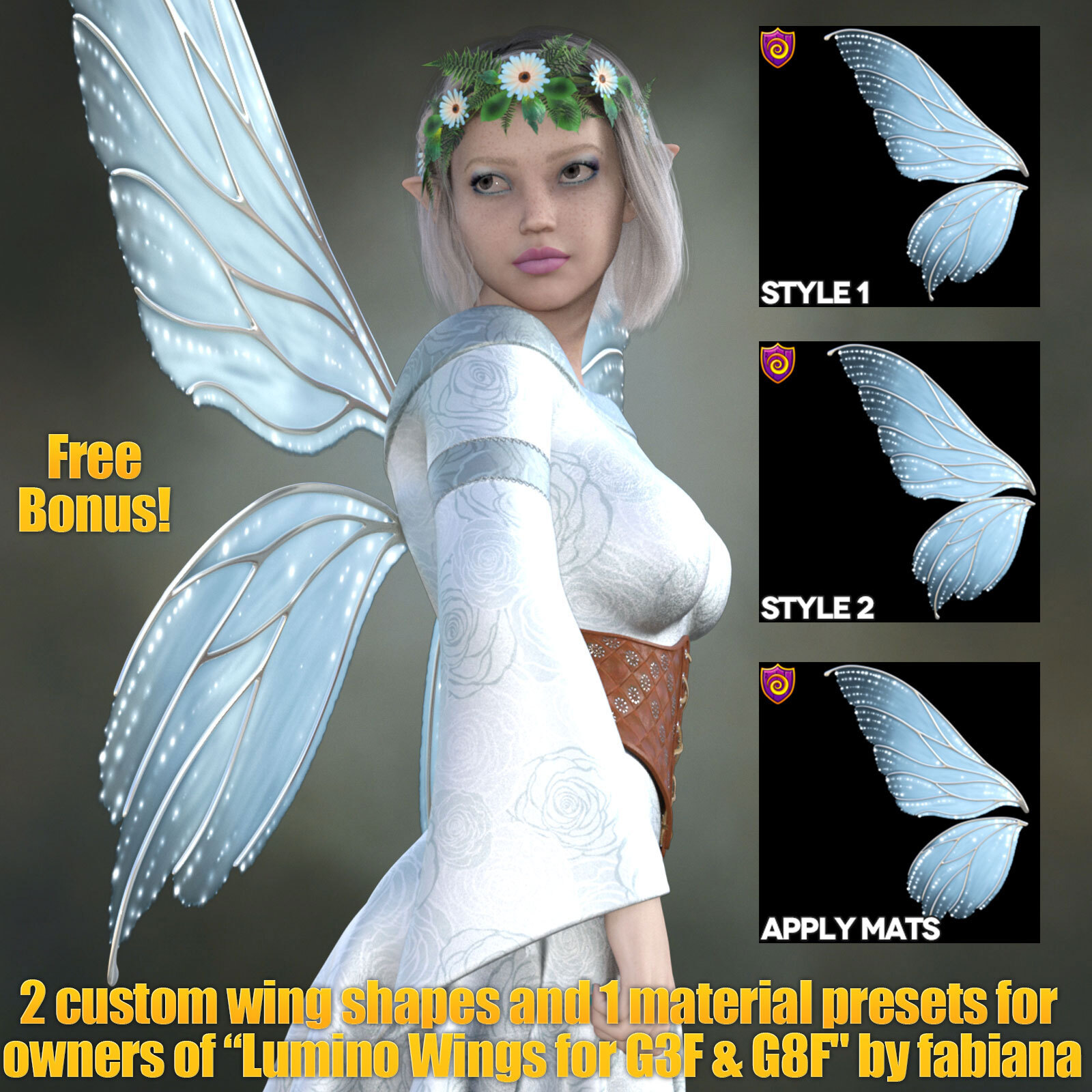 3DL Elementals for Genesis 8 Females Avery | Daz 3D