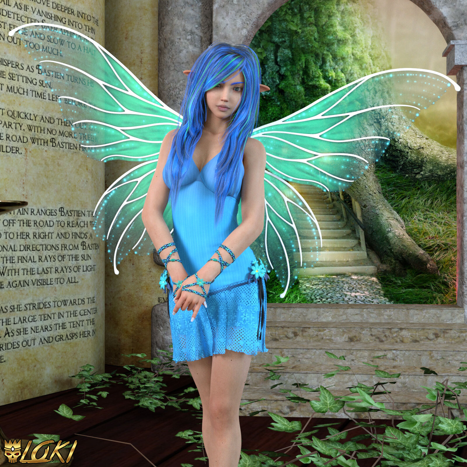3DL Elementals for Genesis 8 Females Coral | Daz 3D