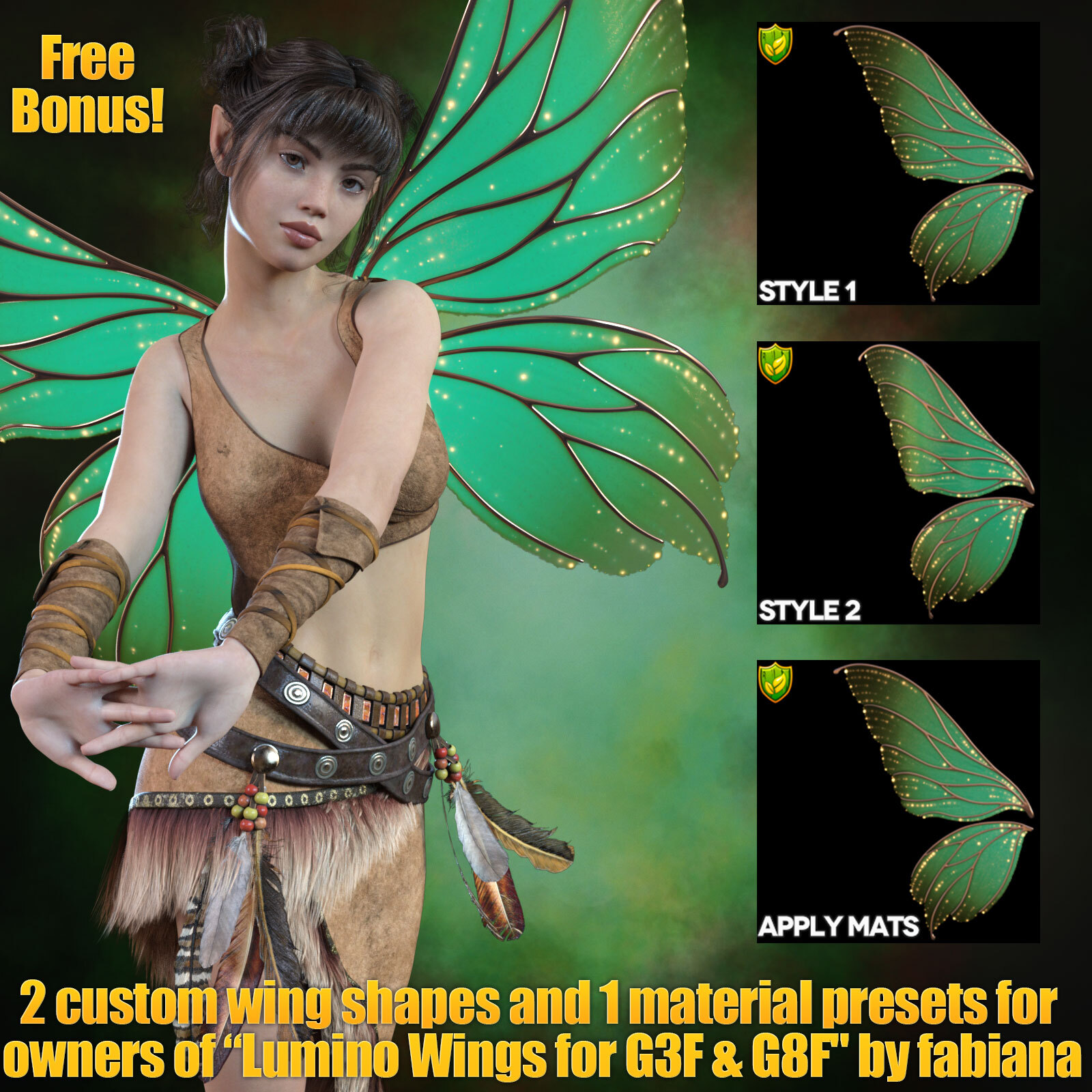 3DL Elementals for Genesis 8 Females Thea | Daz 3D