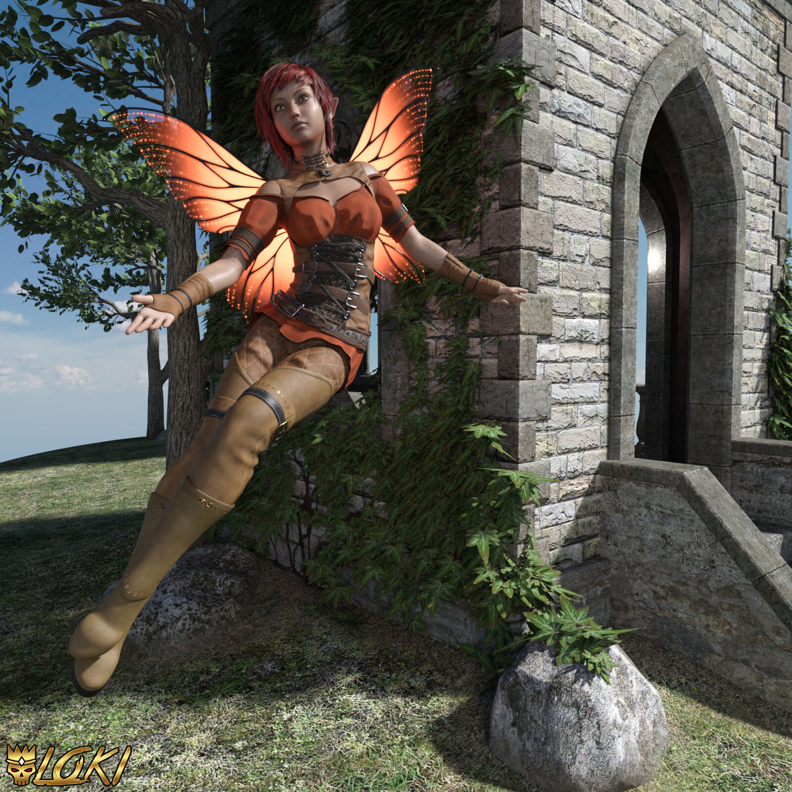 3DL Elementals for Genesis 8 Females Vesta | Daz 3D