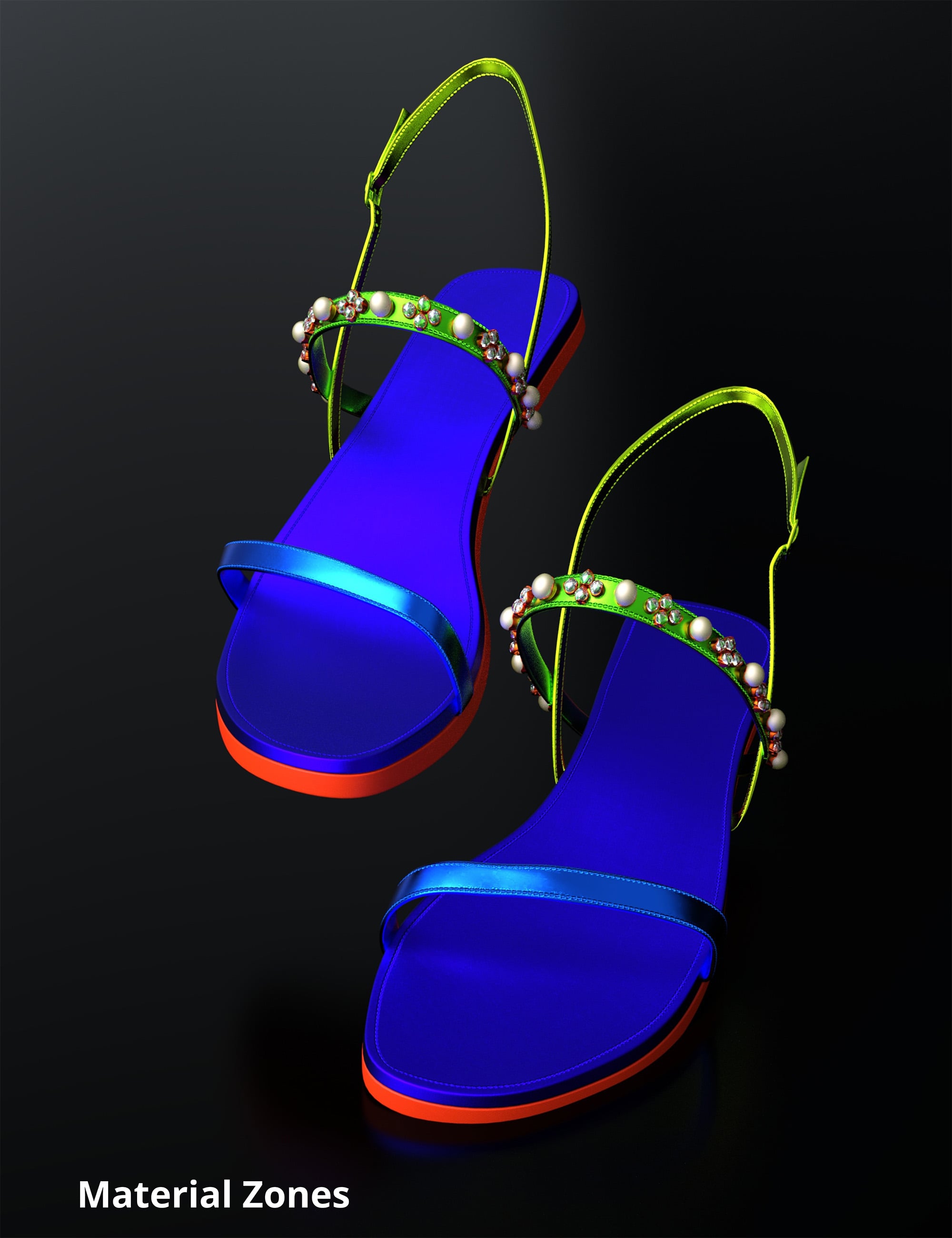 Pearl Flats for Genesis 9 | Daz 3D