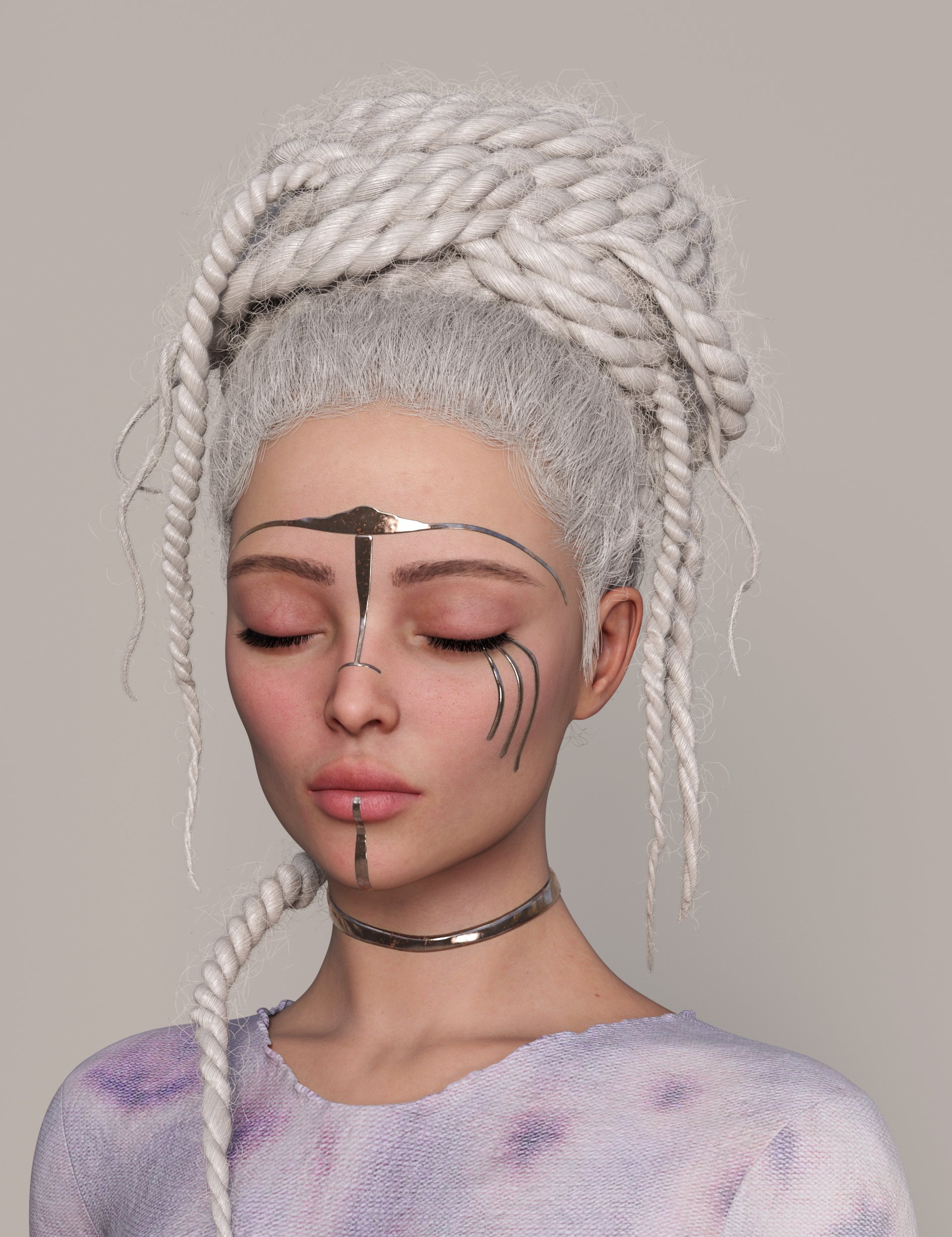 dForce Summer Code Outfit for Genesis 9 | Daz 3D