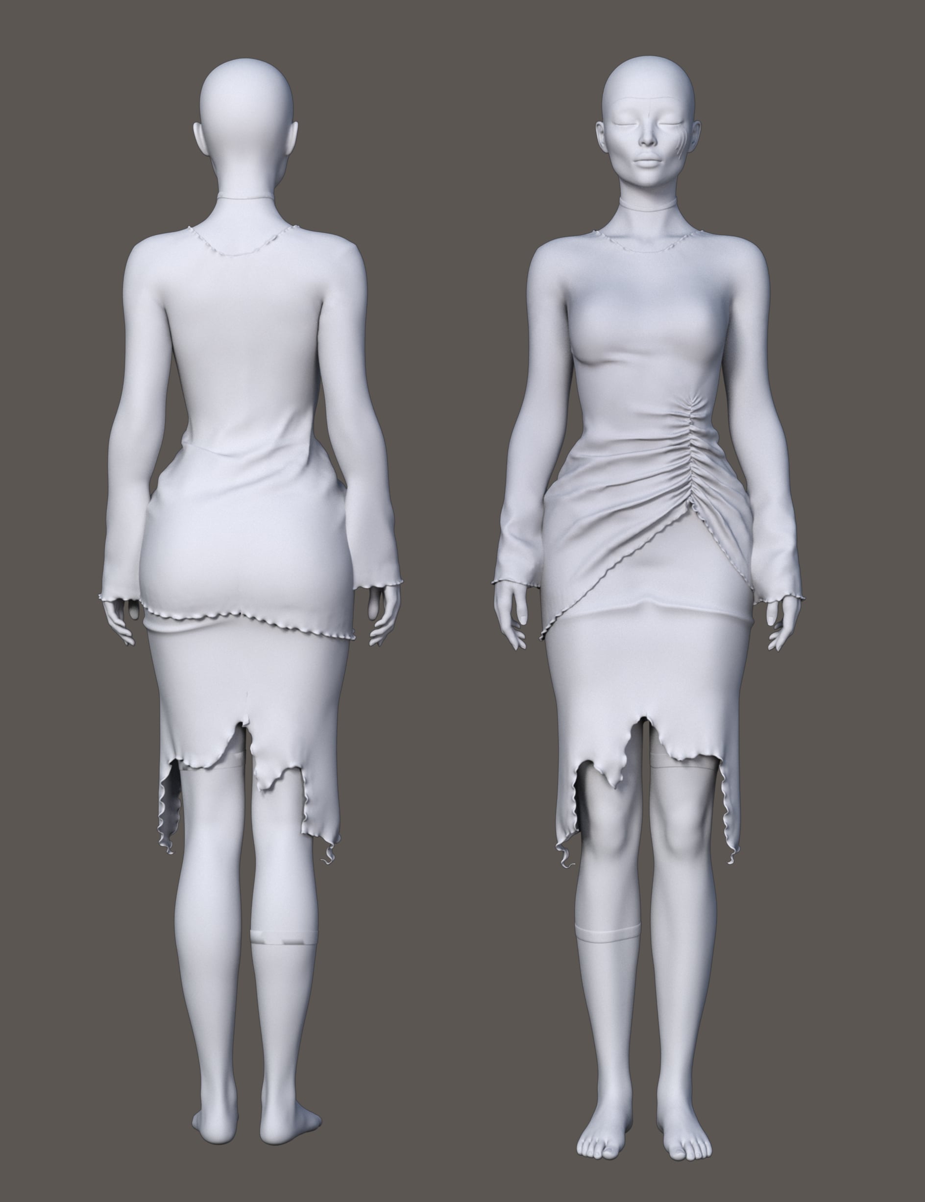 dForce Summer Code Outfit for Genesis 9 | Daz 3D