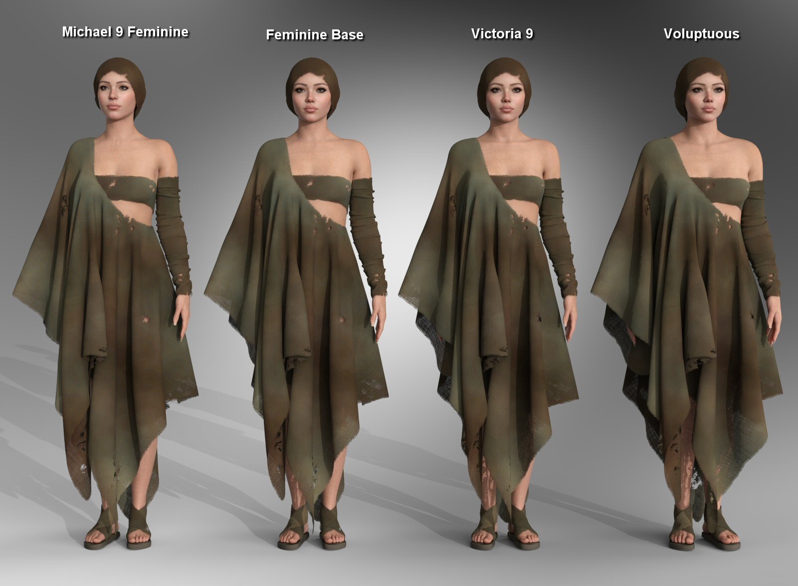 dForce Anya Outfit for Genesis 9 | Daz 3D