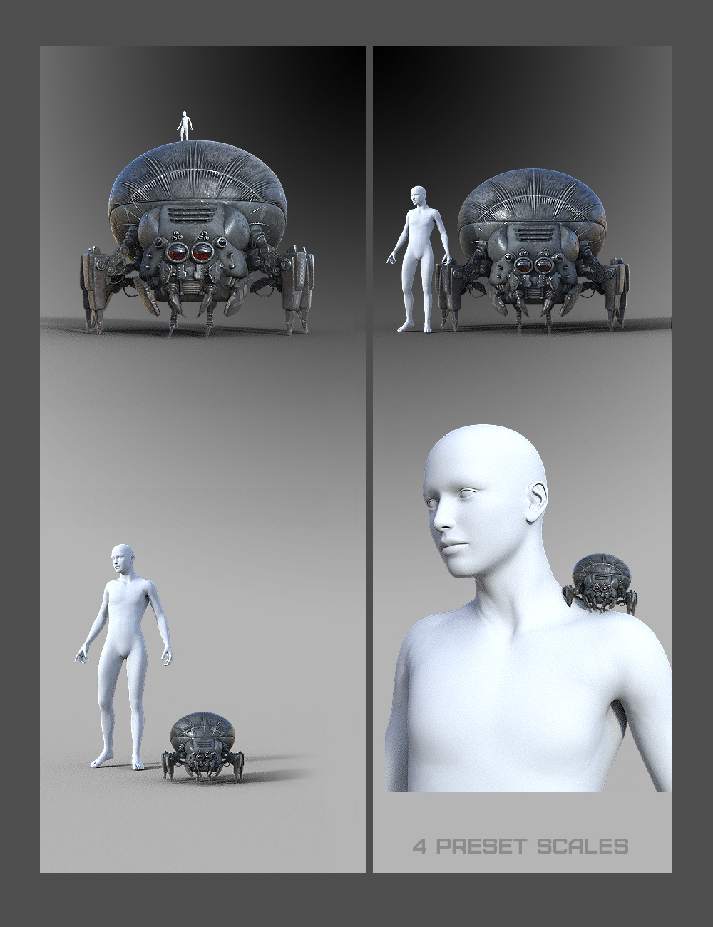 Mech Spider | Daz 3D