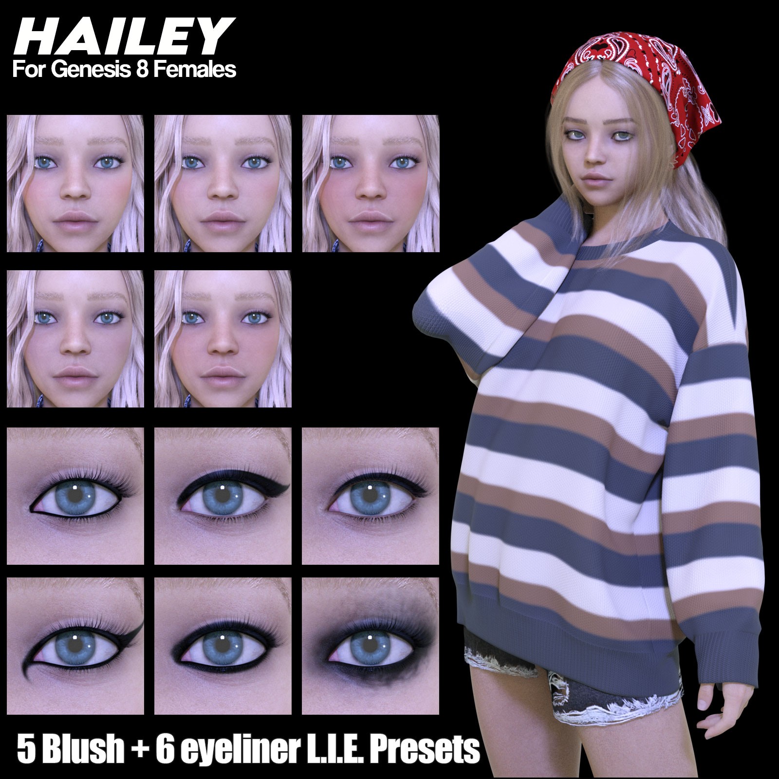 Hailey for Genesis 8 Females | Daz 3D