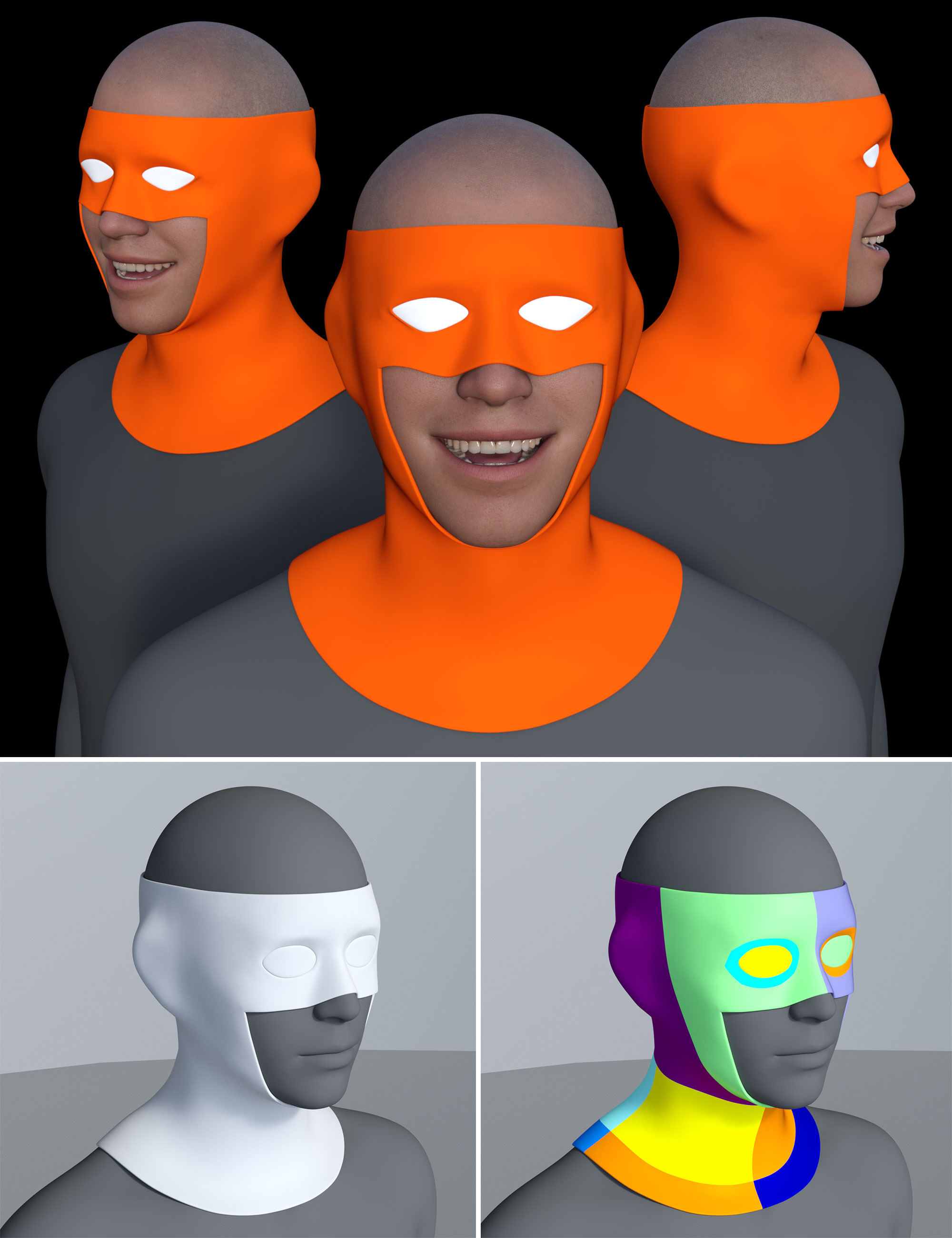 Riffmasks v010 MMKBGenesis 9 | Daz 3D